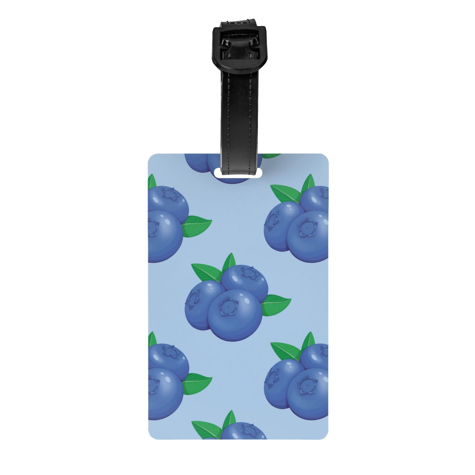 Luggage Tags for Suitcases - Blueberry Print blue Suitcase Tags Luggage ...