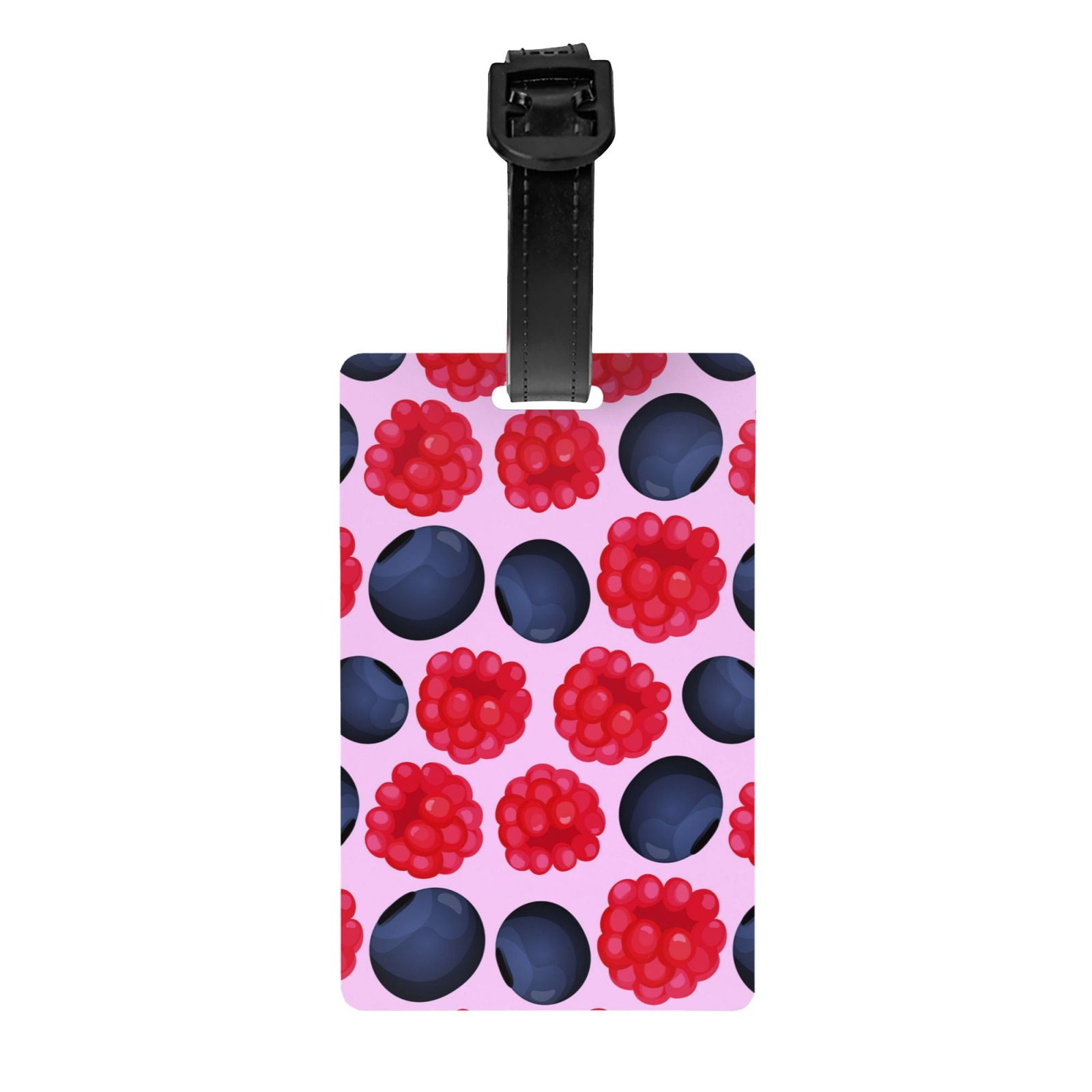 Luggage Tags for Suitcases - Blueberry Print red Suitcase Tags Luggage ...