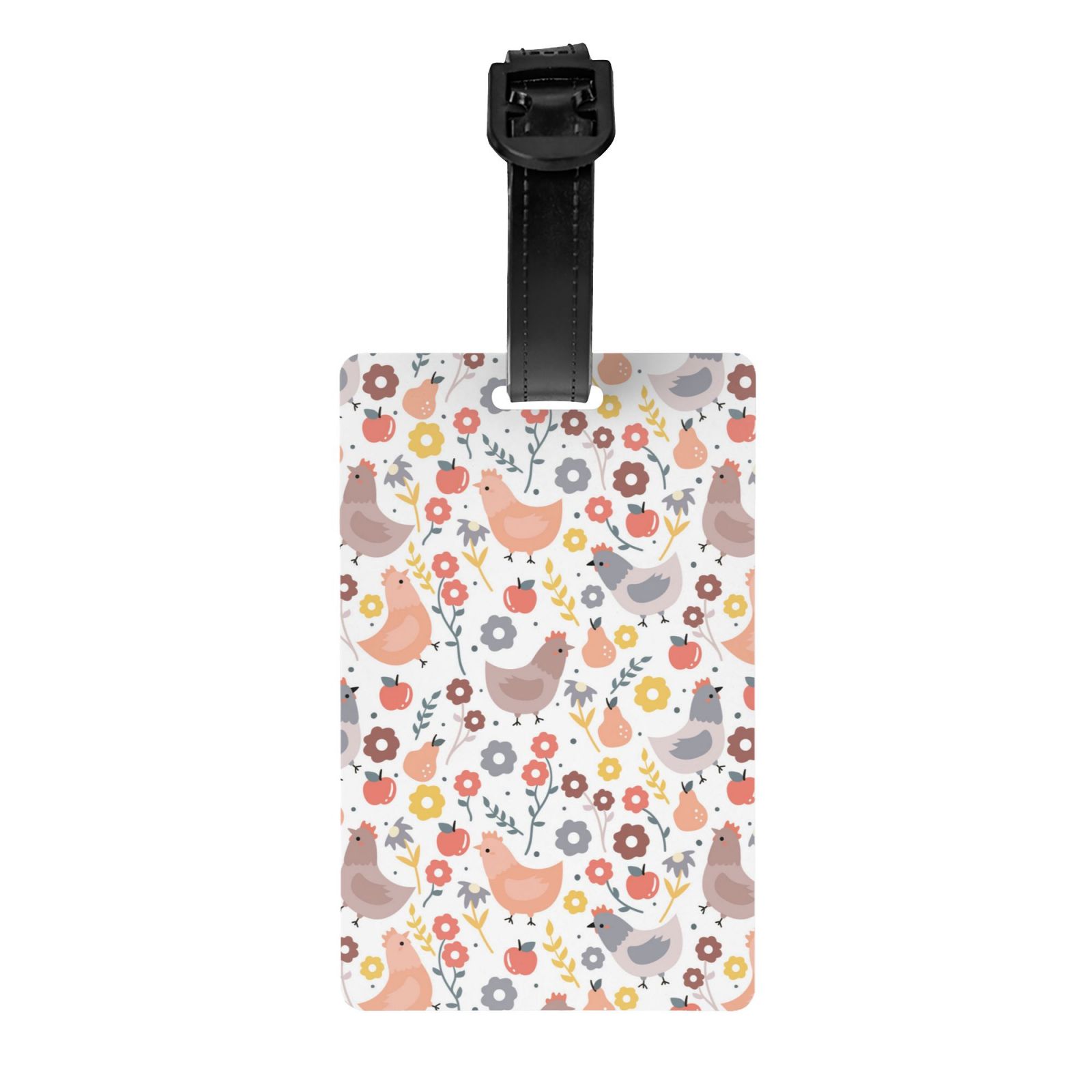 Luggage Tags for Suitcases - Bohemian Cute Chicken Flower Suitcase Tags ...