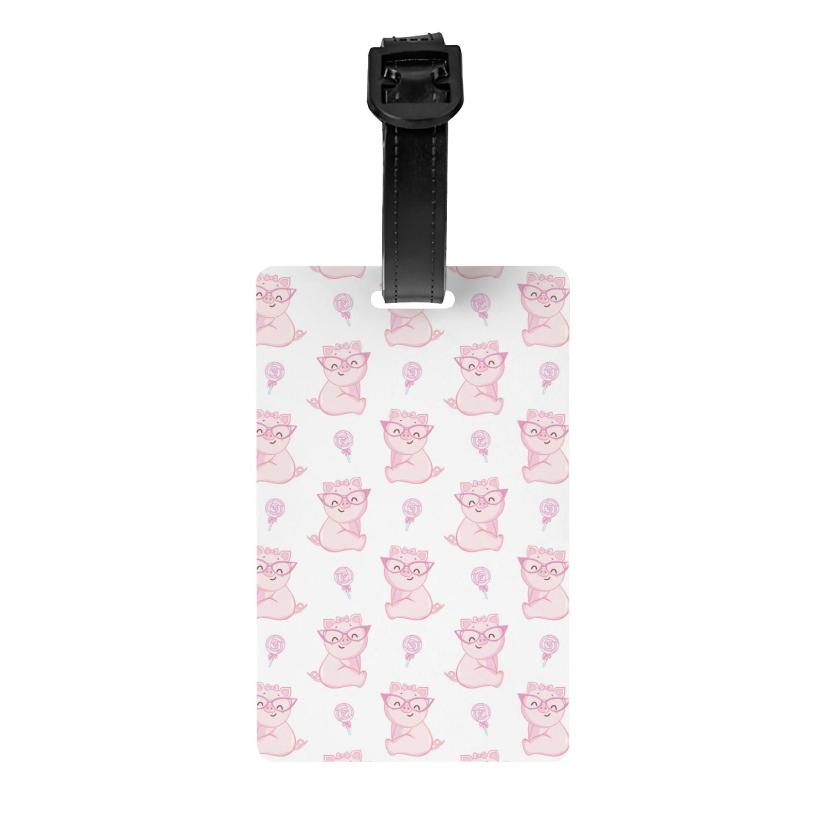 Luggage Tags for Suitcases - Candy Cute Pig Pink Suitcase Tags Luggage ...