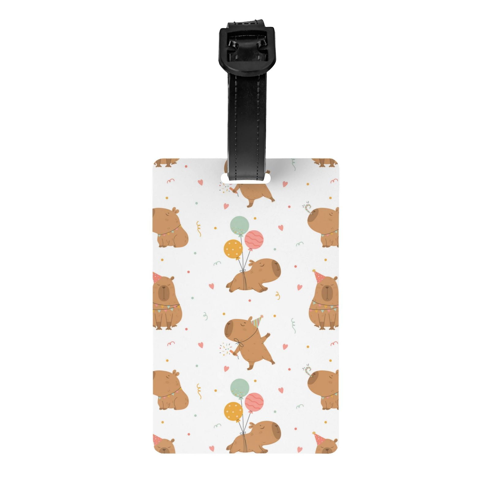Luggage Tags for Suitcases - Capybaras Birthday Suitcase Tags Luggage ...