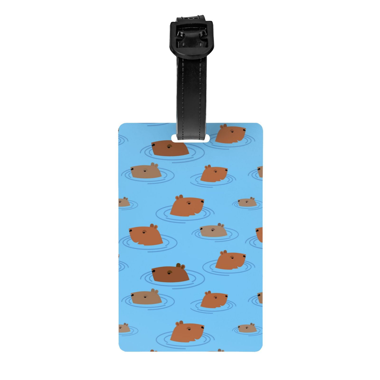 Luggage Tags for Suitcases - Capybaras Blue Suitcase Tags Luggage ...