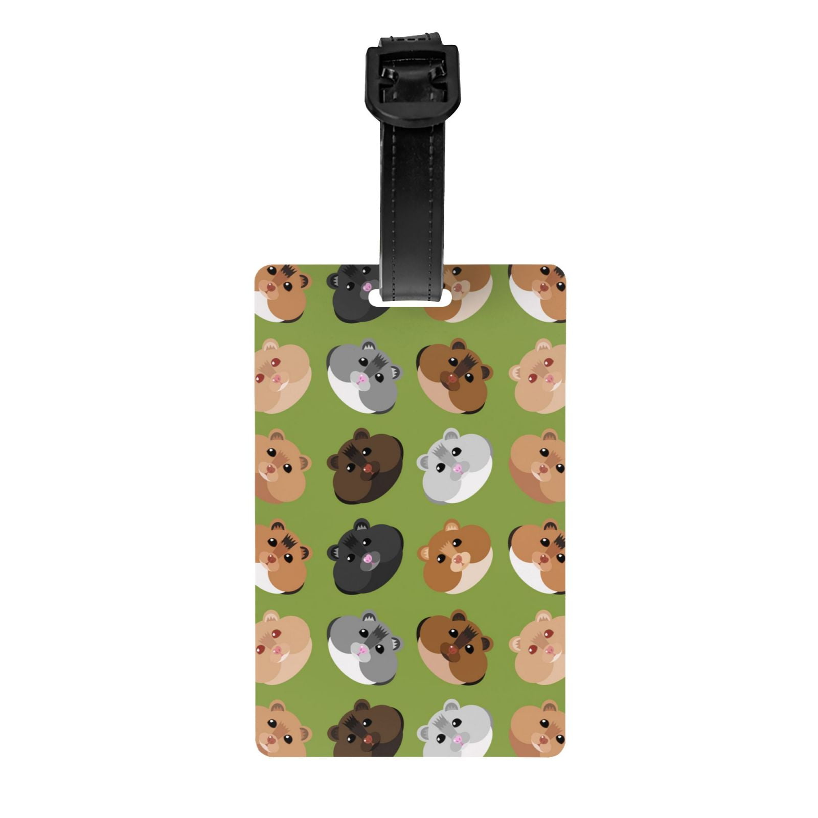 Luggage Tags for Suitcases - Cartoon Cute Hamster Face Suitcase Tags ...