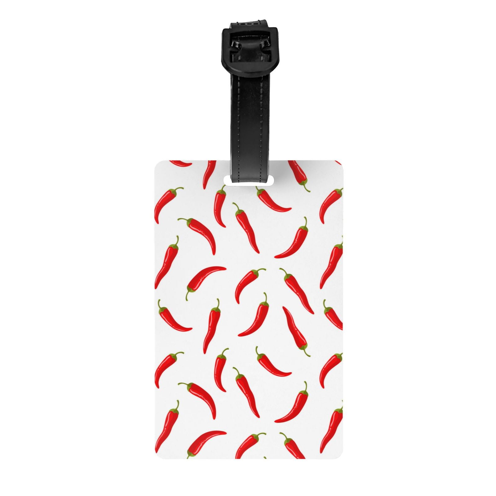 Luggage Tags for Suitcases, Chili Pepper red pattern Suitcase & Bag ...