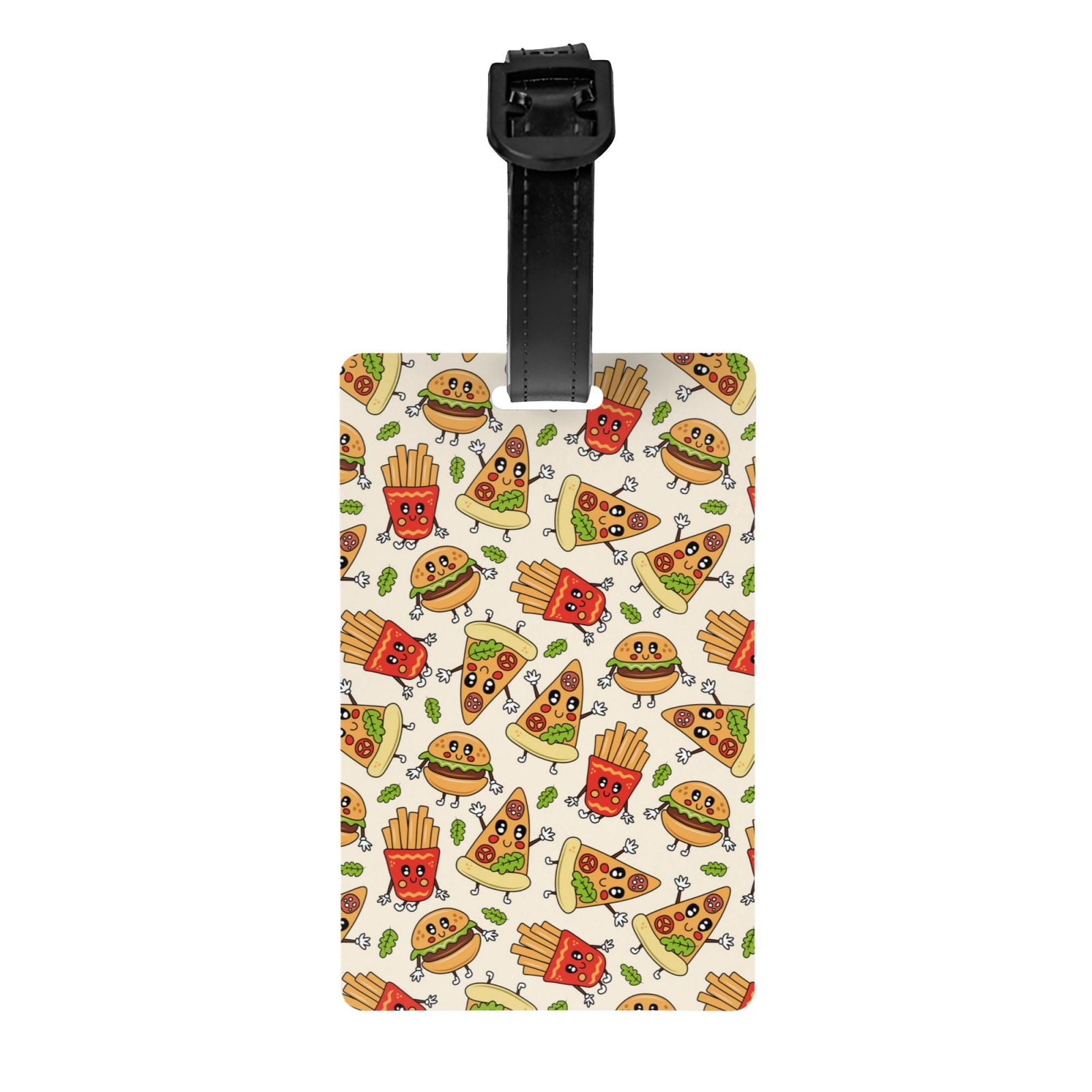 Luggage Tags for Suitcases - Cute French Fries Burger Suitcase Tags ...