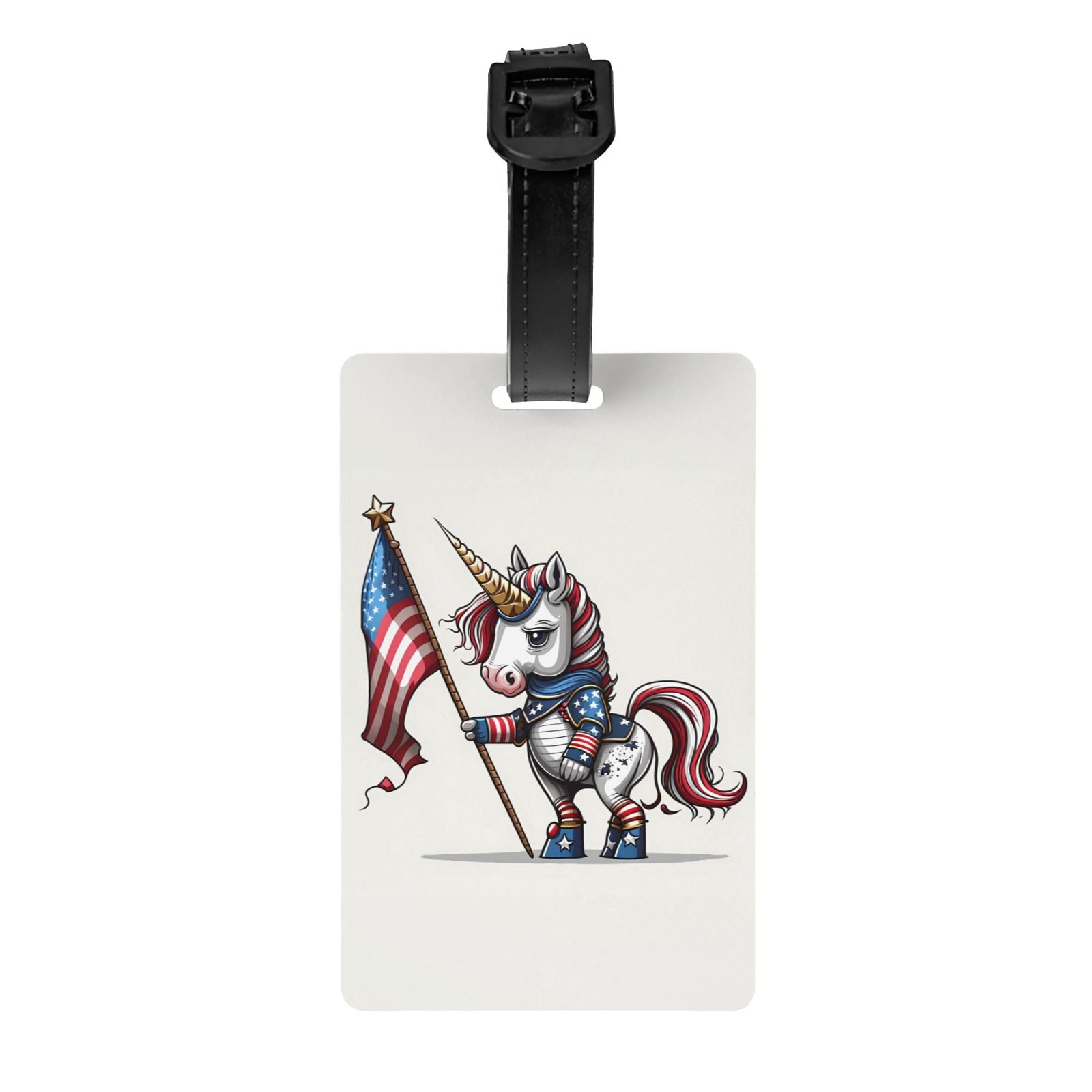 Luggage Tags for Suitcases, Cute Horse American Flag Suitcase & Bag ...