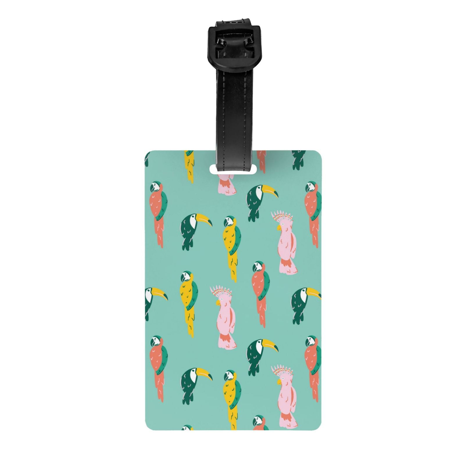 Luggage Tags for Suitcases - Cute Macaw Cockatoo Toucan Suitcase Tags ...