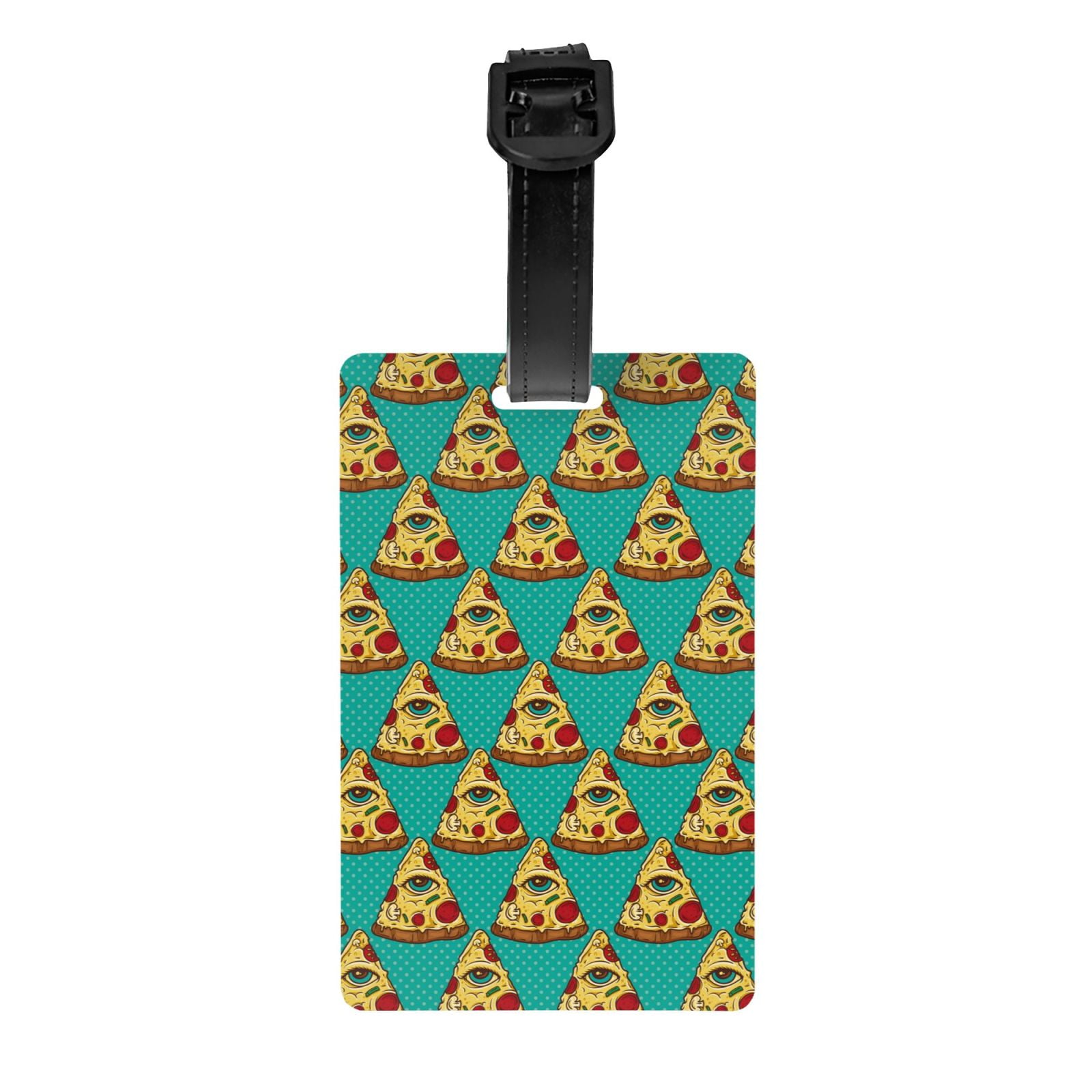 Luggage Tags for Suitcases, Cute Mushroom Pizza Eye Suitcase & Bag Tags ...