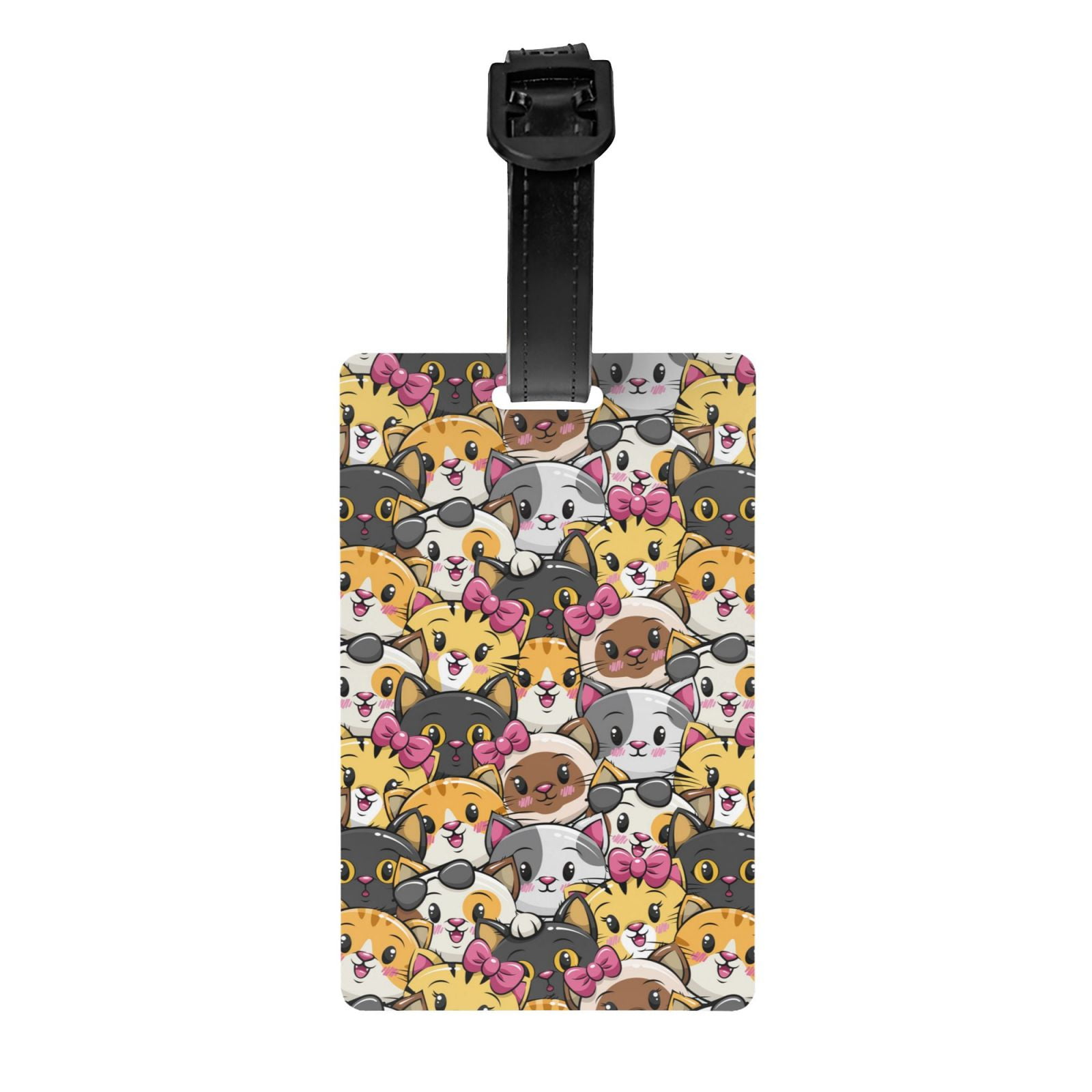 Luggage Tags for Suitcases, Cute cat C Suitcase & Bag Tags for ...