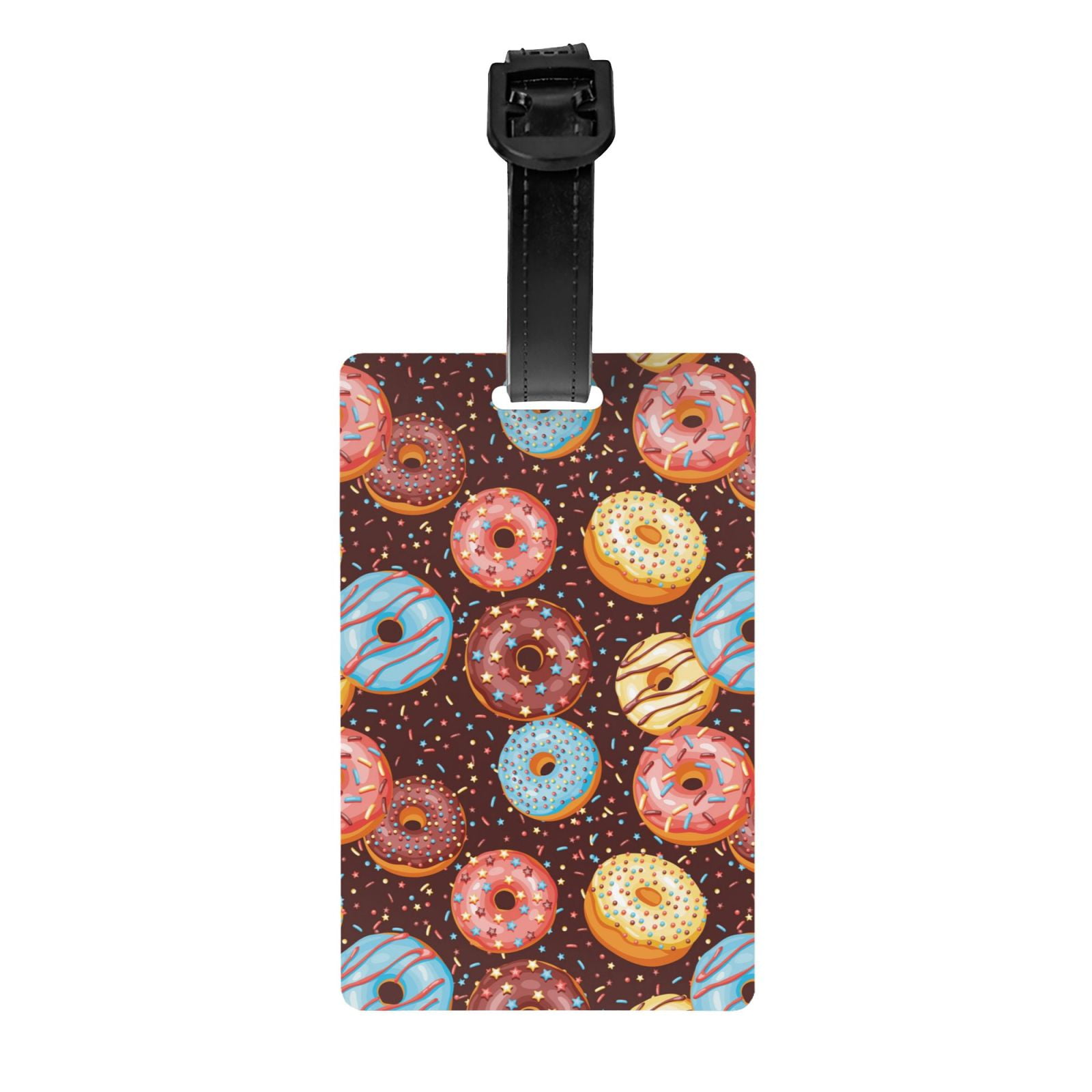 Luggage Tags for Suitcases - Donut Print No.9038 Suitcase Tags Luggage ...