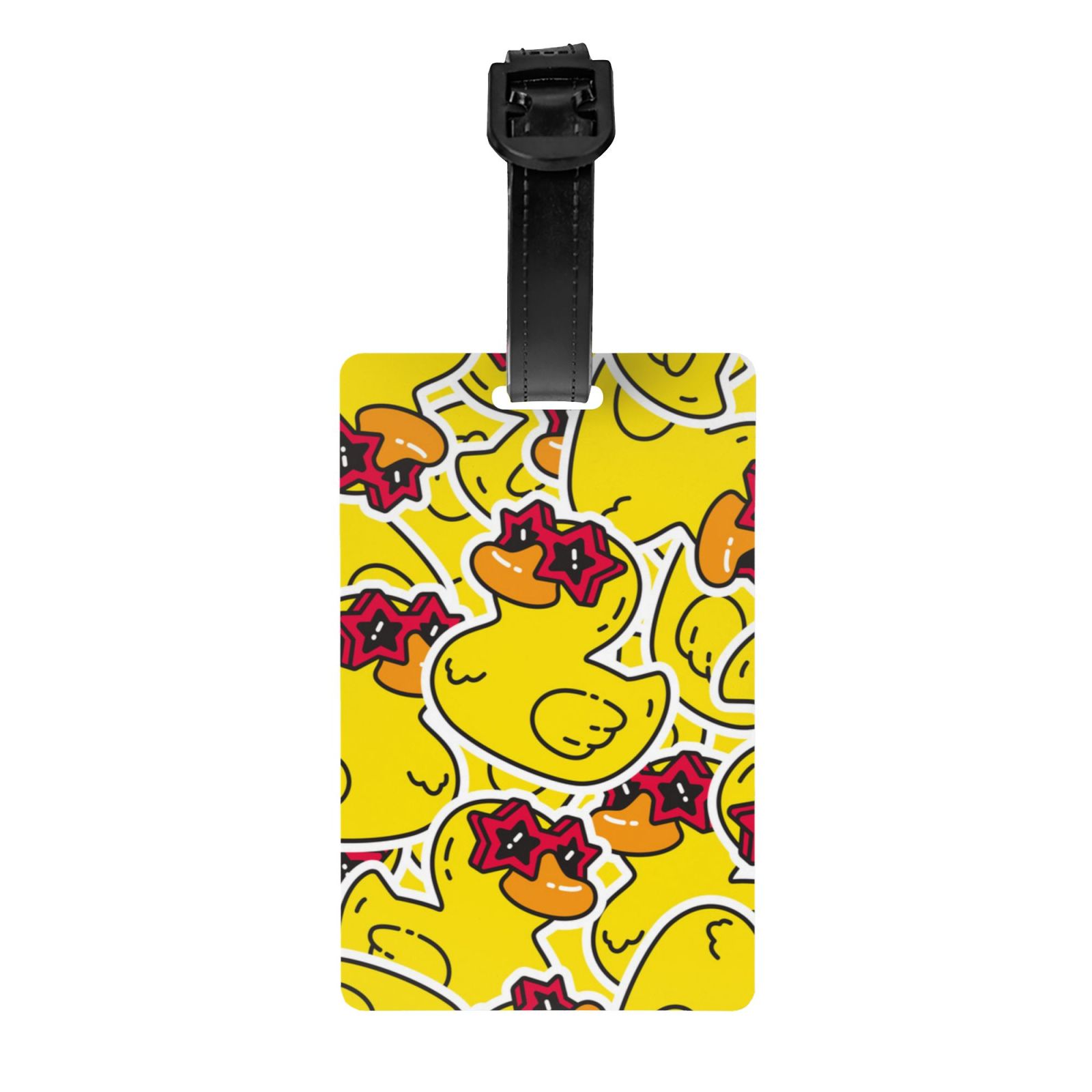 Luggage Tags for Suitcases - Duck with Star Sunglasses Suitcase Tags ...