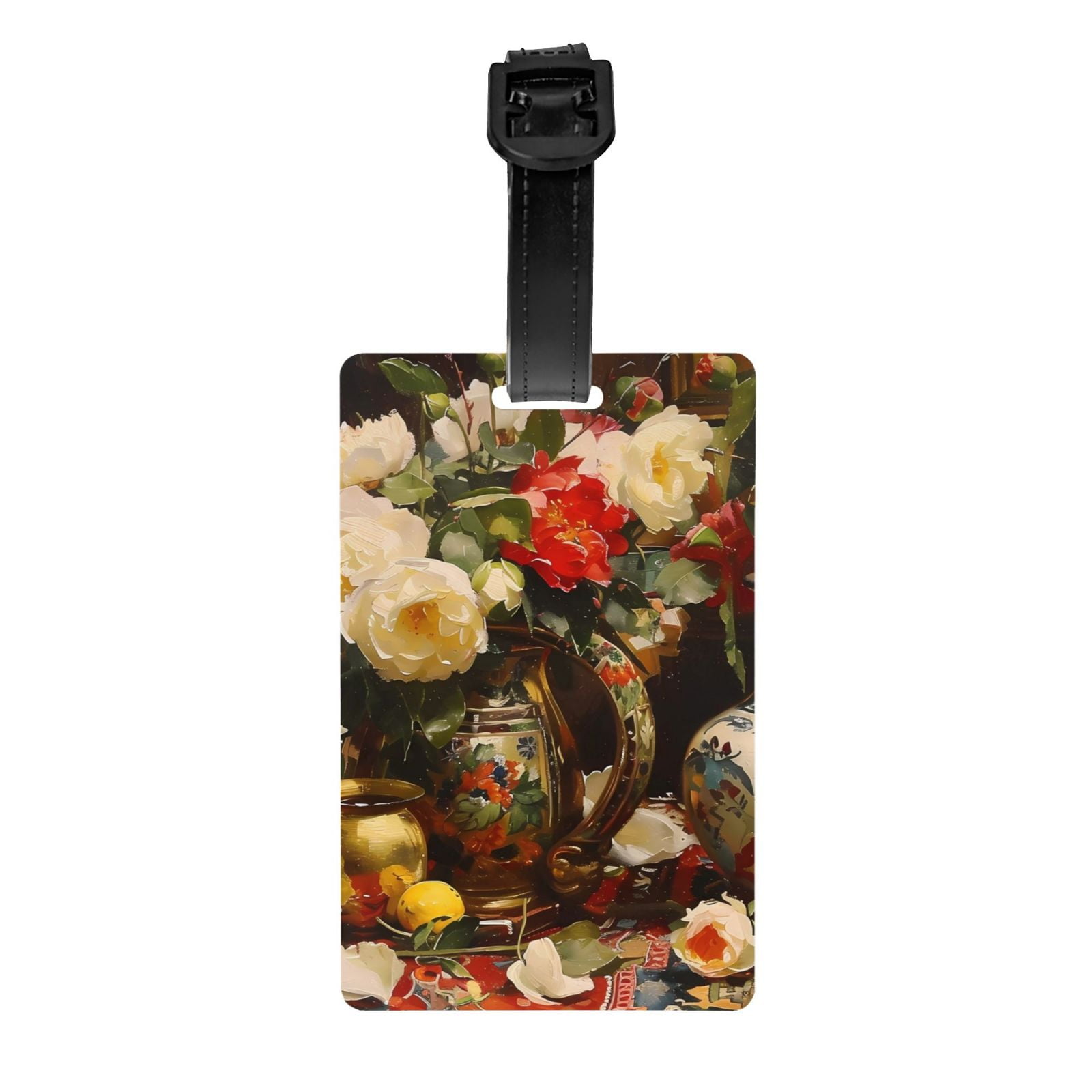 Luggage Tags for Suitcases, Elegant Still Life Roses Suitcase & Bag ...