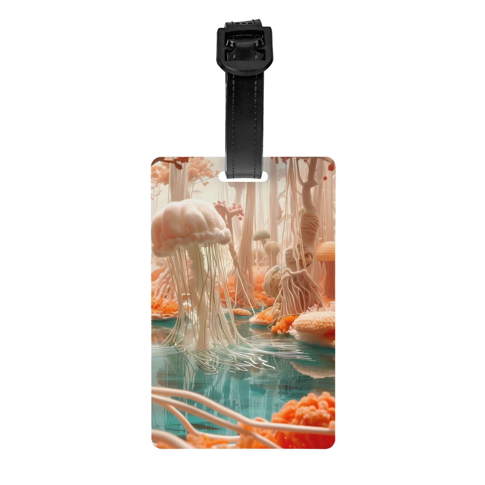 Luggage Tags for Suitcases - Fantasy Underwater Jellyfish Suitcase Tags ...