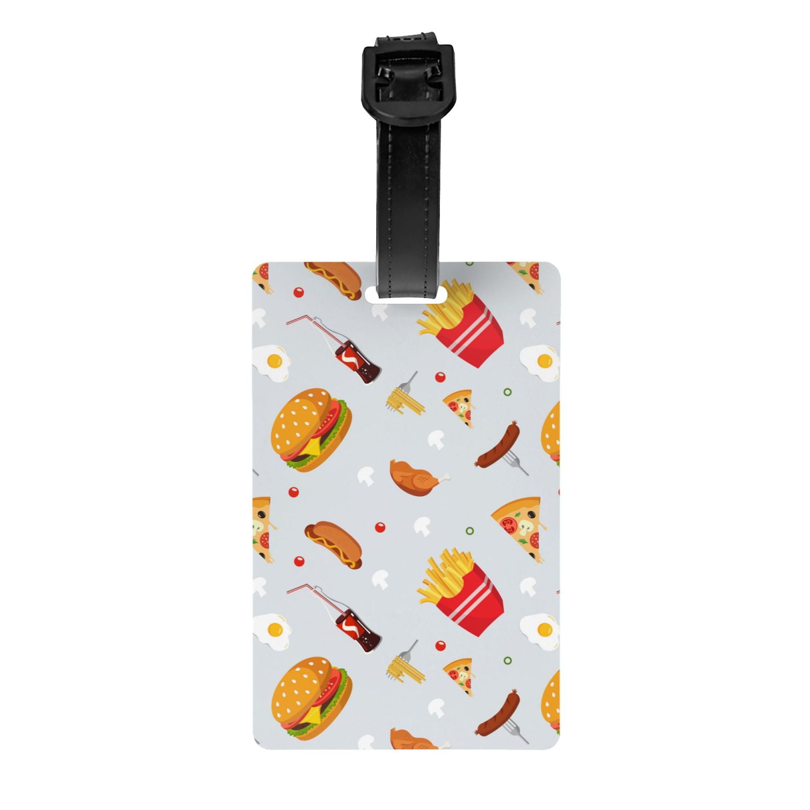Luggage Tags for Suitcases, Hot Dog Coke Burger Pizza Suitcase & Bag ...