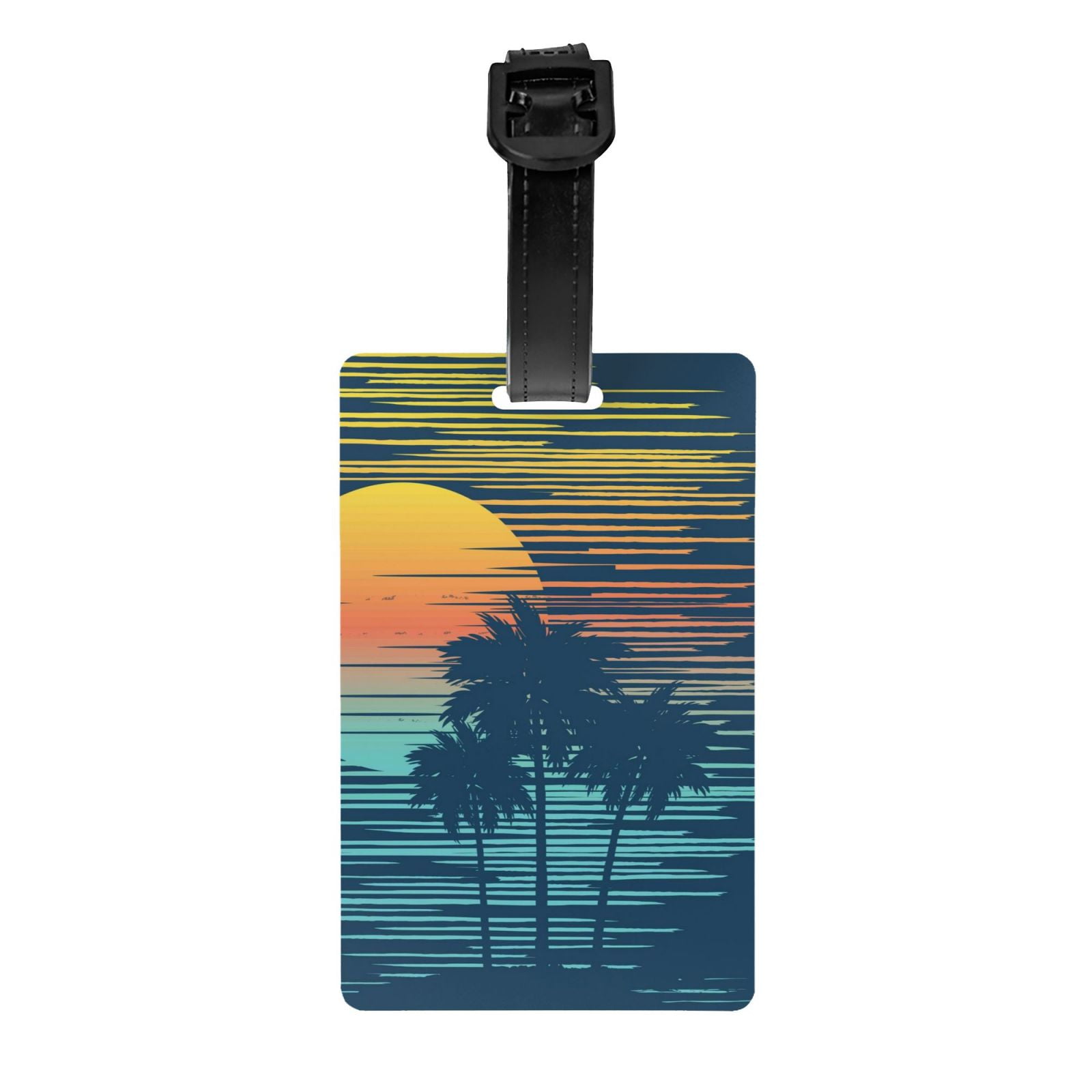 Luggage Tags for Suitcases - Palm Trees Suitcase Tags Luggage ...