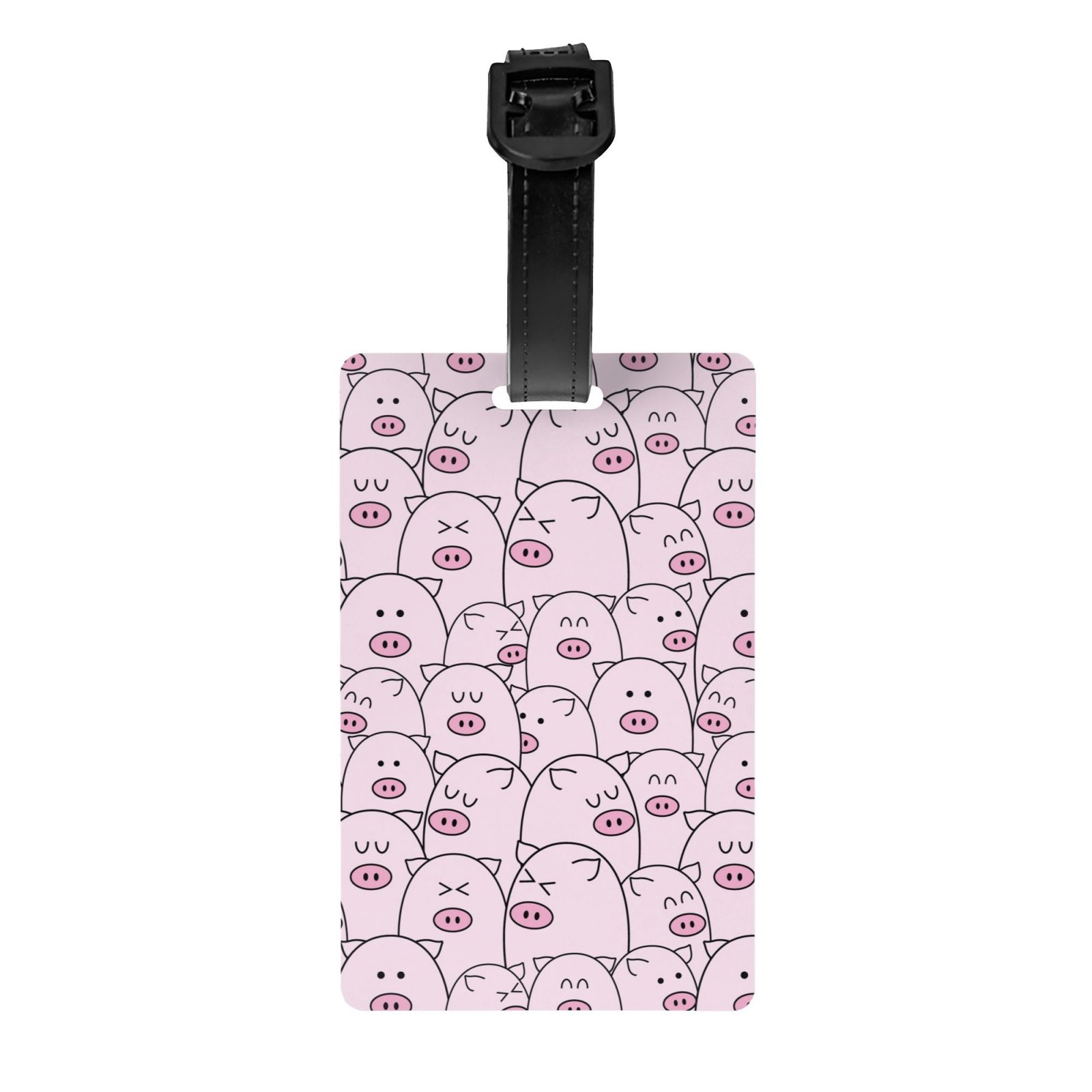 Luggage Tags for Suitcases - Pink Cute Pigs Suitcase Tags Luggage ...