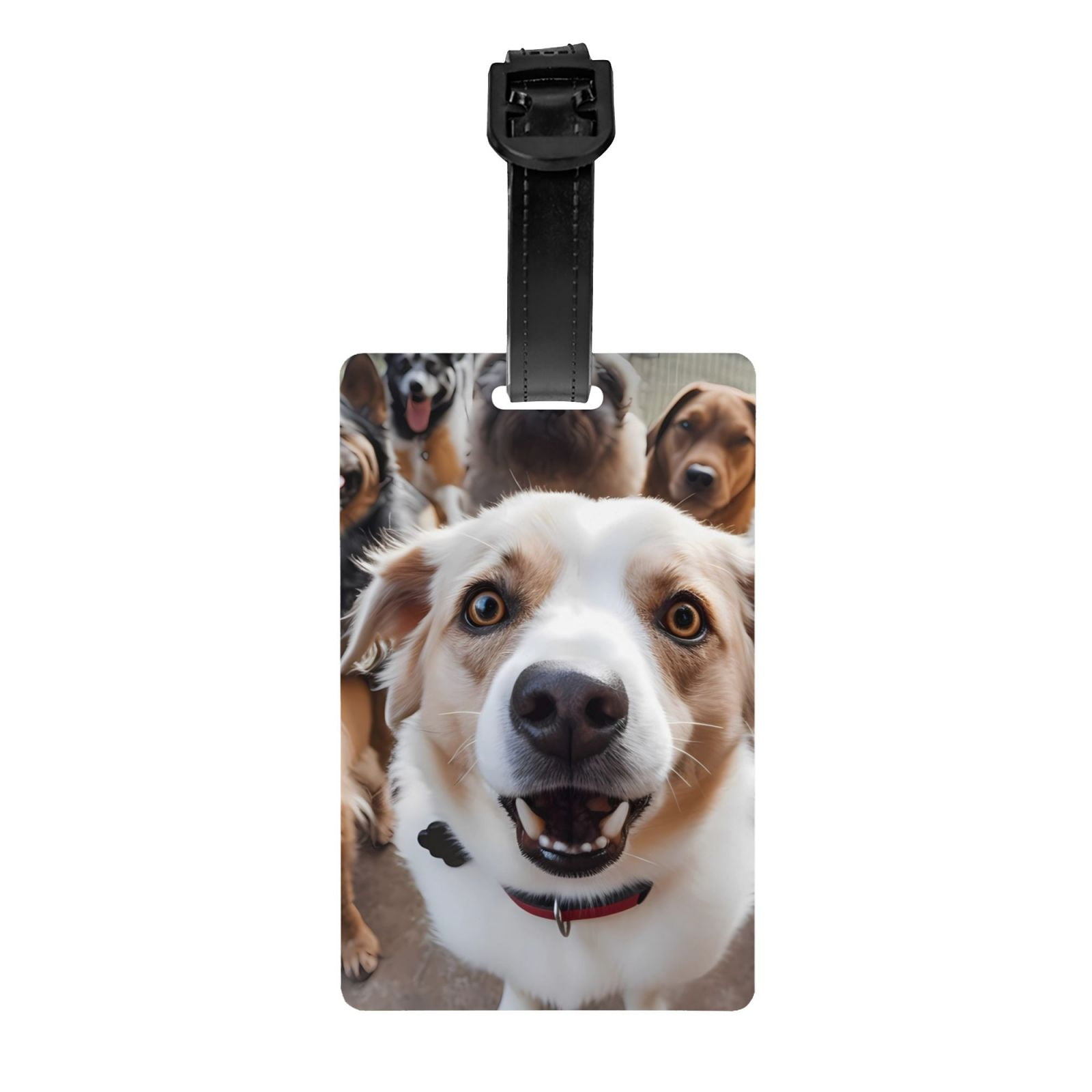 Luggage Tags for Suitcases, Realistic Cute Puppy Suitcase & Bag Tags ...