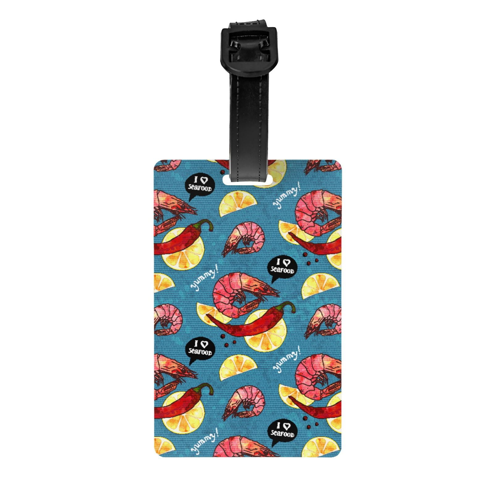 Luggage Tags for Suitcases - Red Shrimp Chili Lemon Suitcase Tags ...