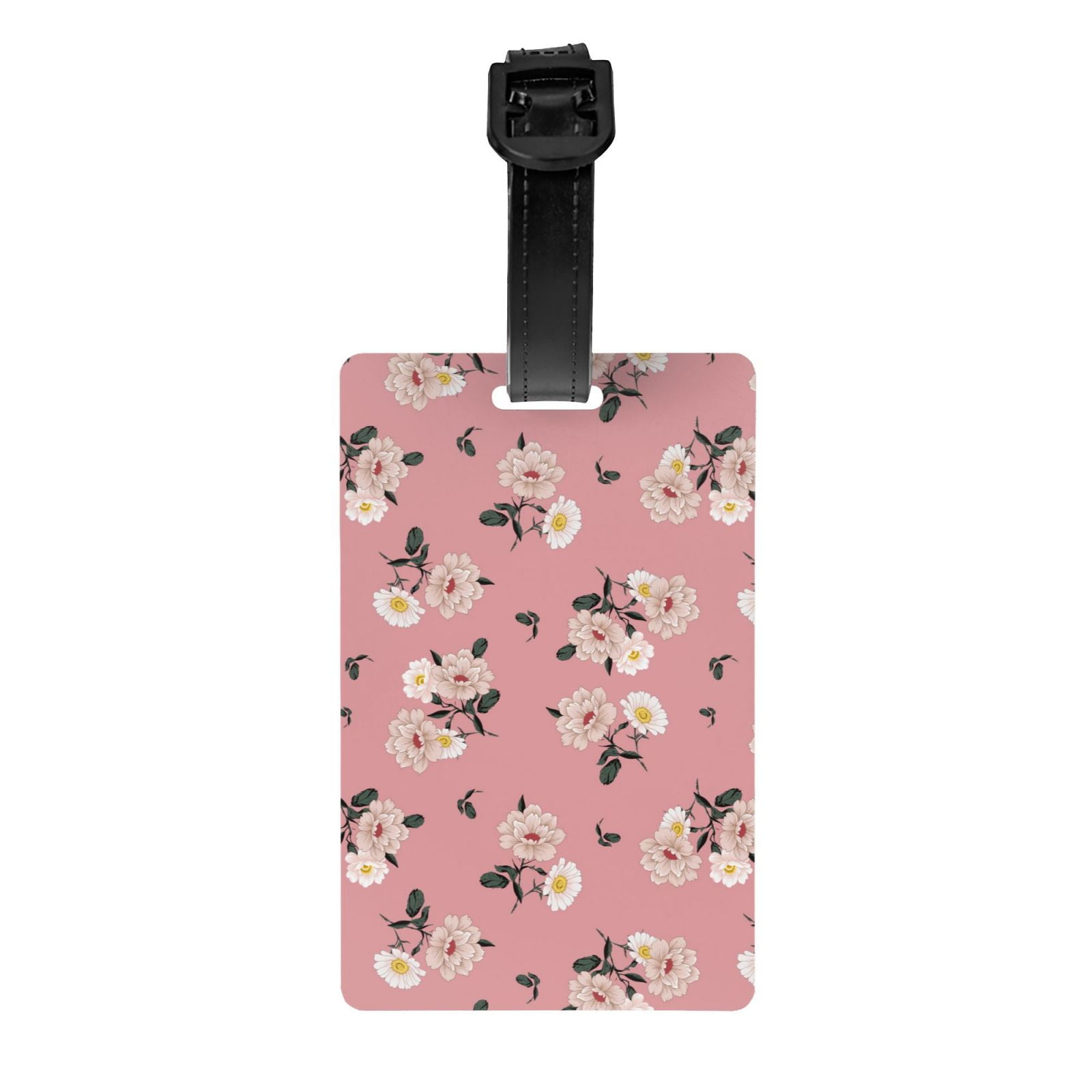 Luggage Tags for Suitcases - Rose Flowers Pink Suitcase Tags Luggage ...