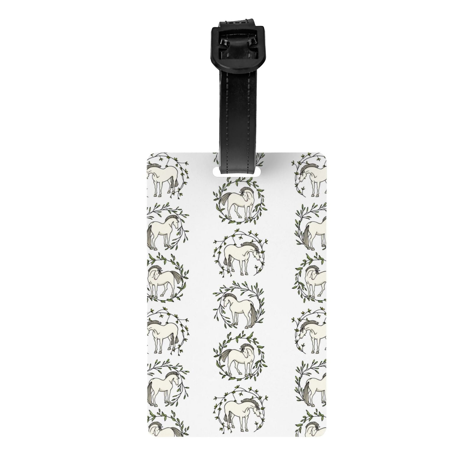 Luggage Tags for Suitcases, Simple Cartoon Cute Horse Suitcase & Bag ...