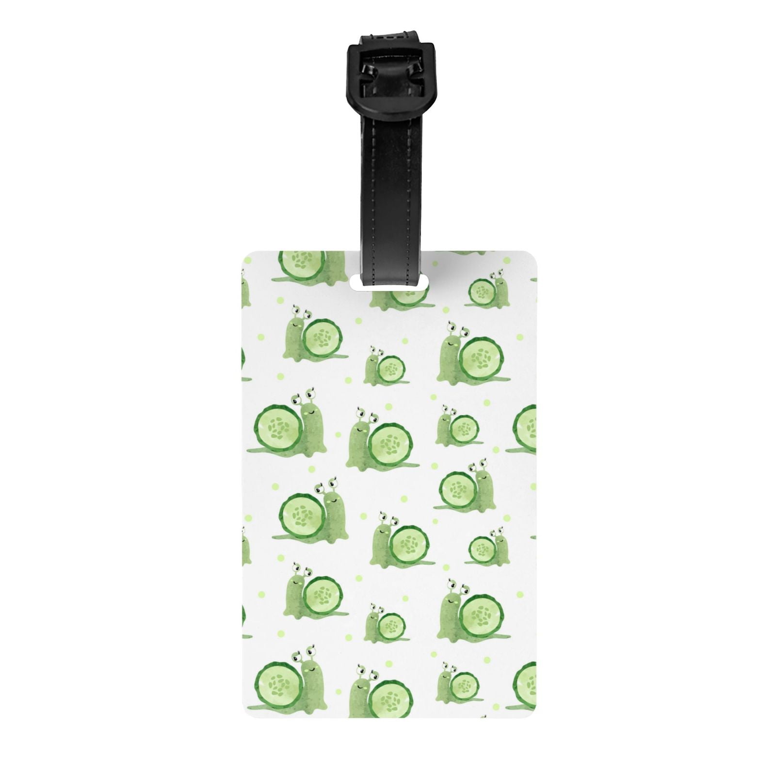 Luggage Tags for Suitcases - Snails cucumber slices Suitcase Tags ...