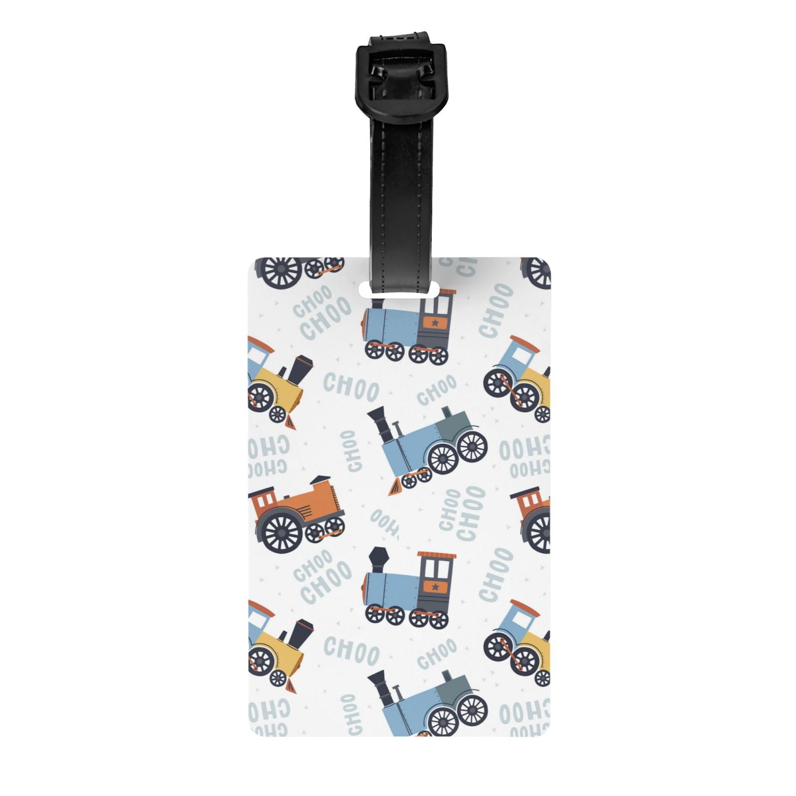 Luggage Tags for Suitcases - Trains Pattern Suitcase Tags Luggage ...