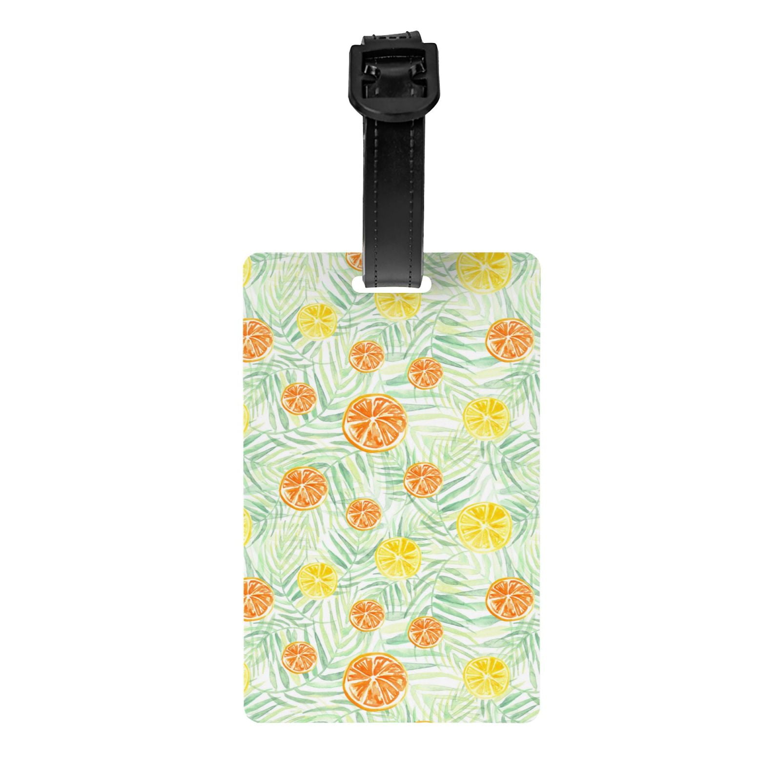 Luggage Tags for Suitcases - Tree Palms Lemon Suitcase Tags Luggage ...