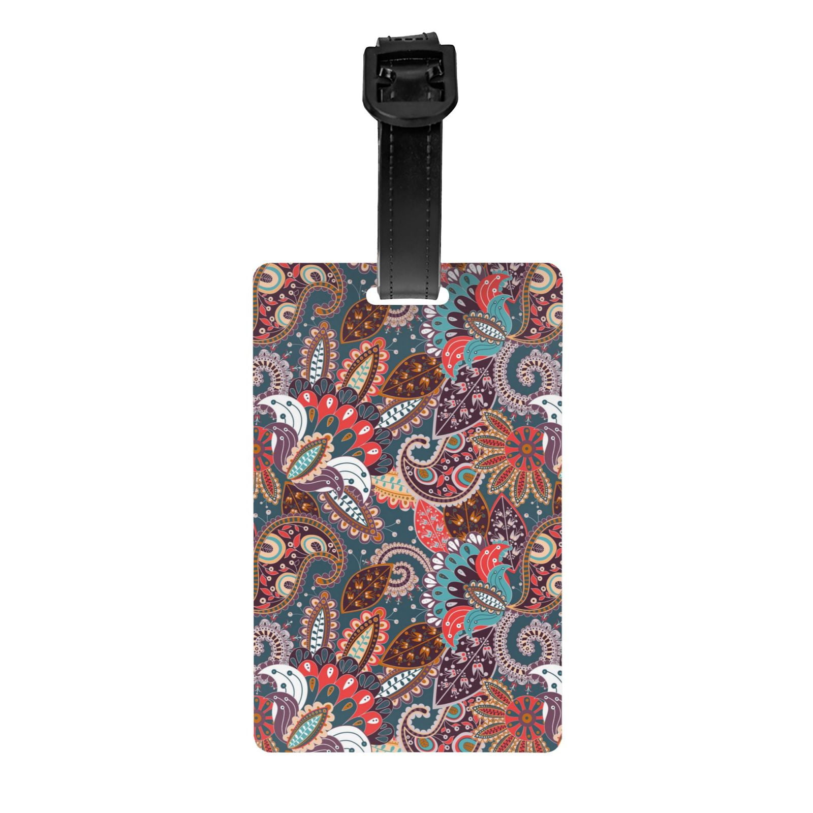 Luggage Tags for Suitcases - Tribal Paisley Suitcase Tags Luggage ...