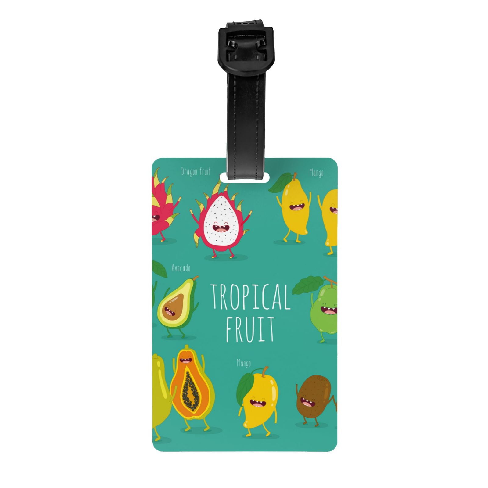 Luggage Tags for Suitcases, Tropical Fruit Suitcase & Bag Tags for ...