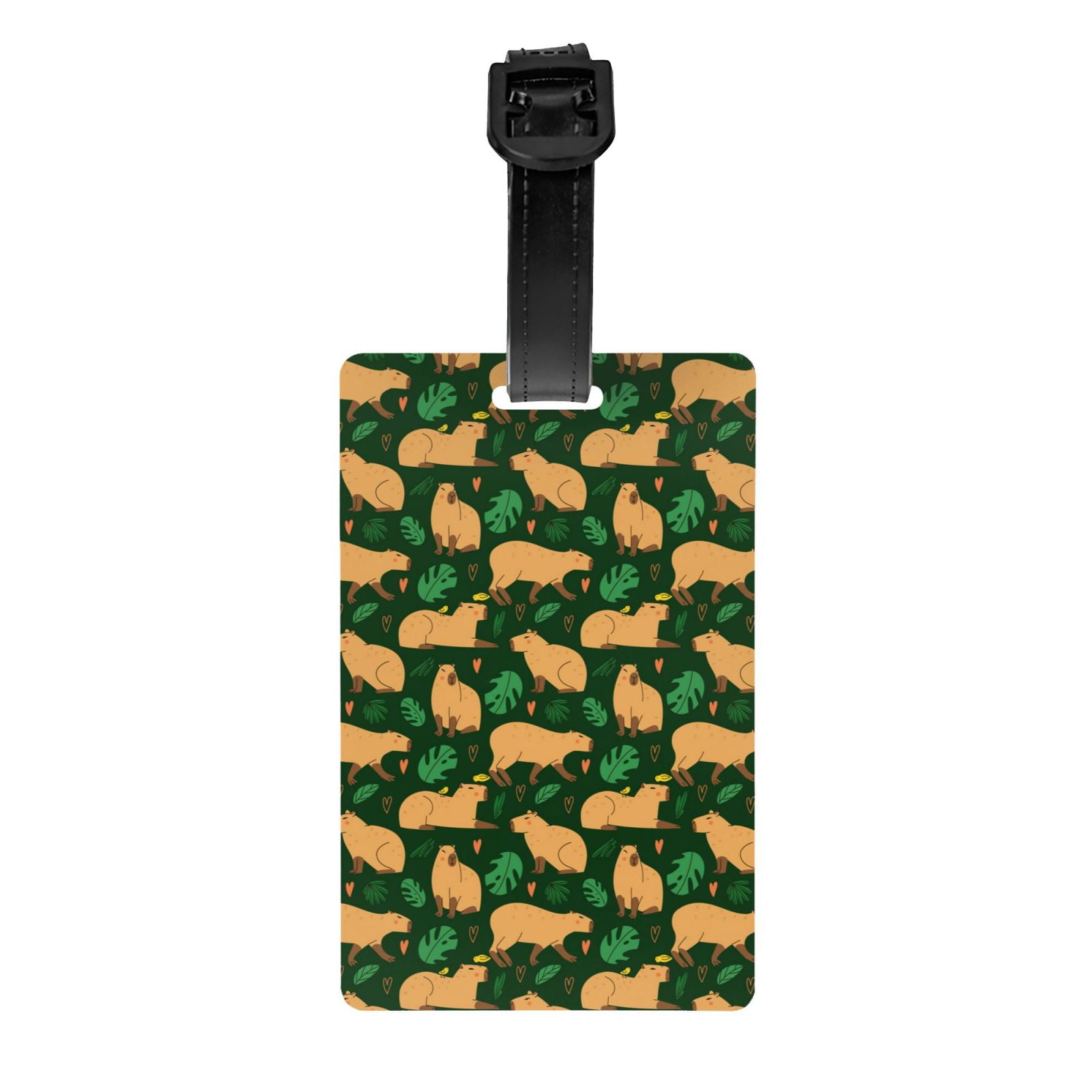 Luggage Tags for Suitcases - Vegetation Capybara Suitcase Tags Luggage ...