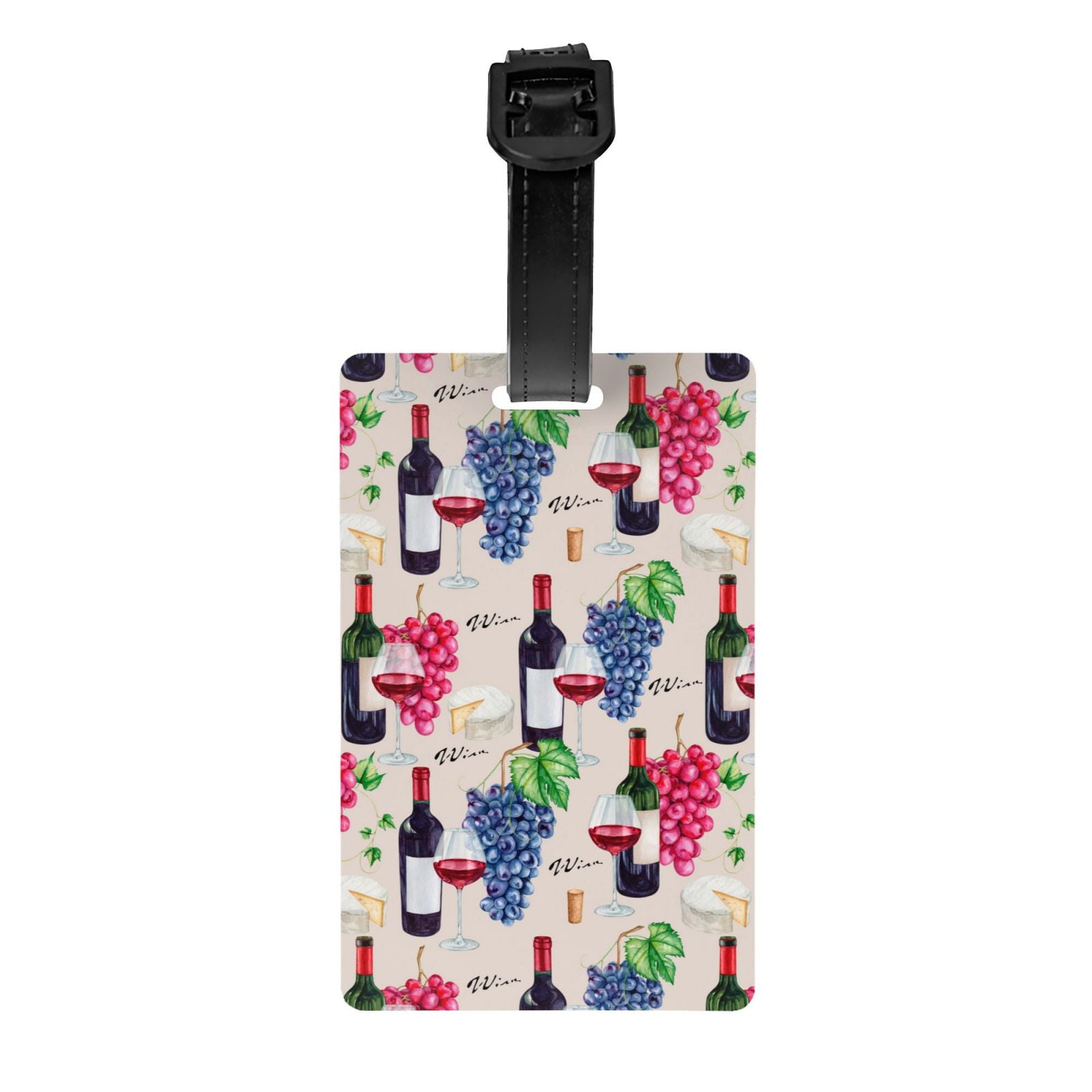 Luggage Tags for Suitcases - Wine Print No.J939 Suitcase Tags Luggage ...