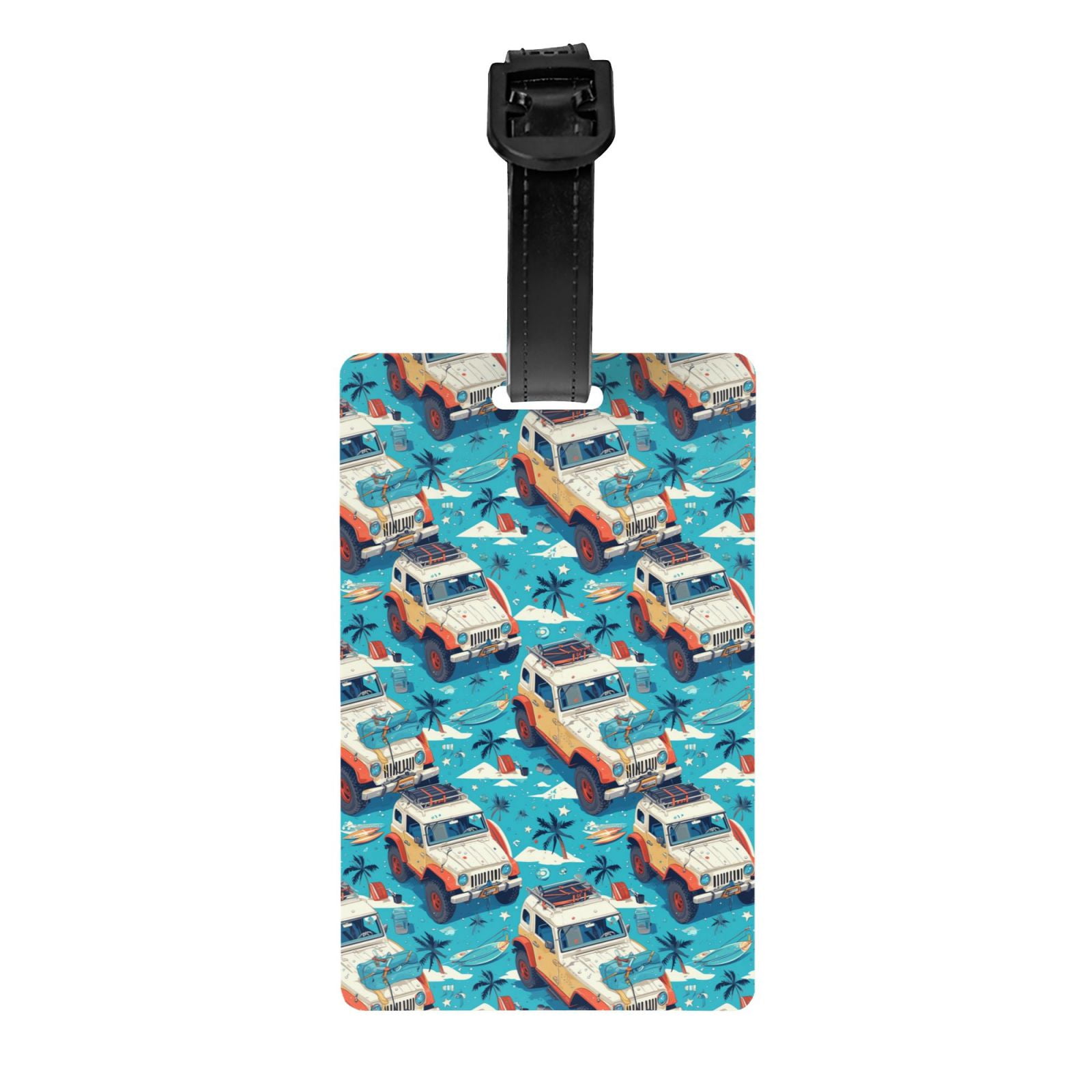 Luggage Tags for Suitcases - coconut tree travel SUV Suitcase Tags ...