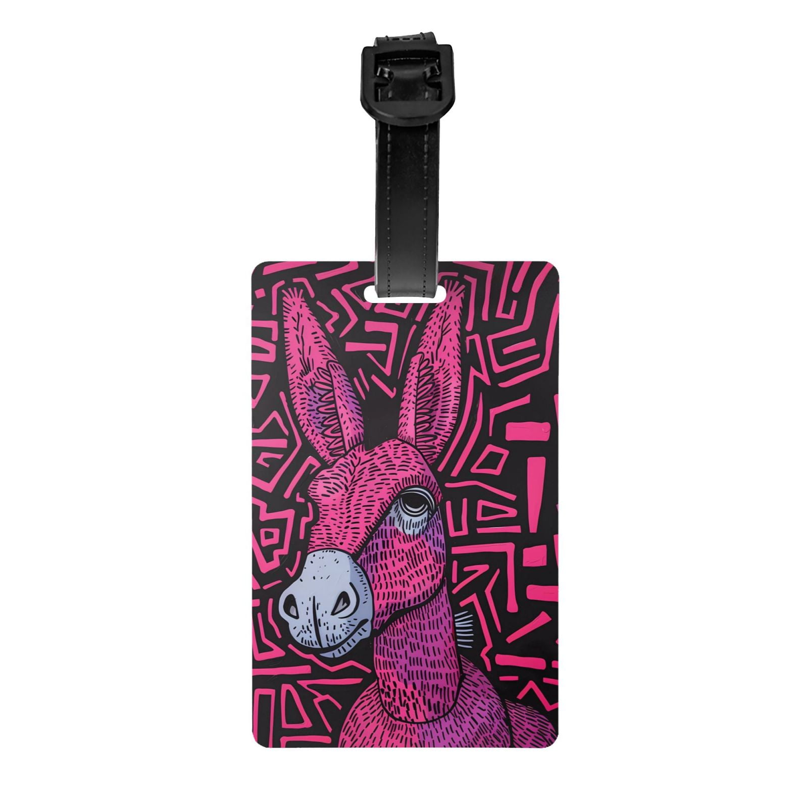 Luggage Tags for Suitcases - ink Donkey Pop Art Suitcase Tags Luggage ...