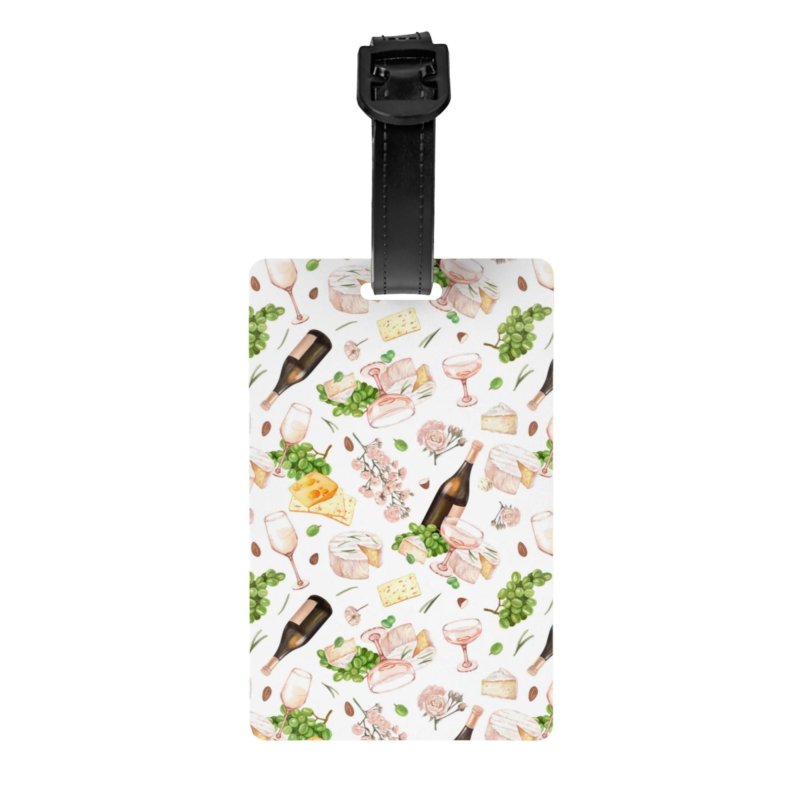 Luggage Tags - Wine Print No.J933 PVC Luggage Tags for Suitcases Travel ...