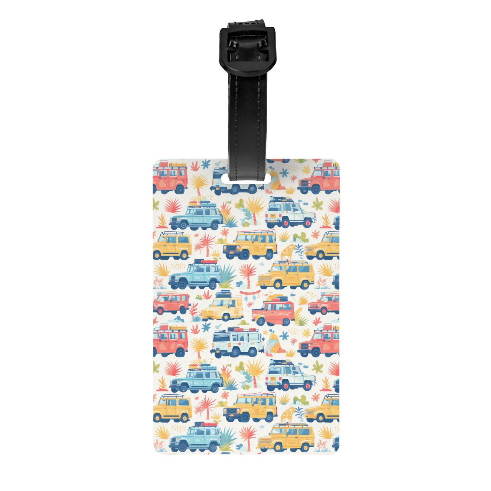 Luggage Tags - cartoon travel RV SUV PVC Luggage Tags for Suitcases ...