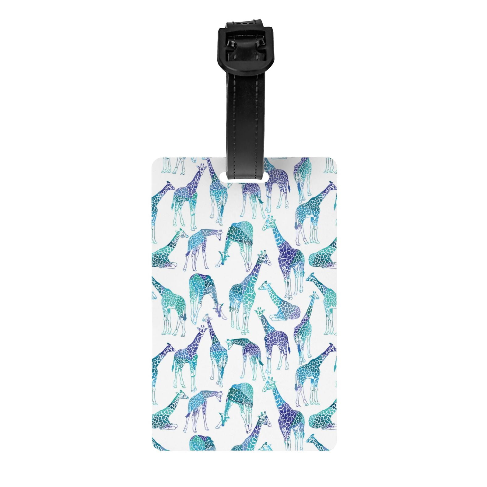 Luggage Tags - cool giraffe PVC Luggage Tags for Suitcases Travel Bag ...