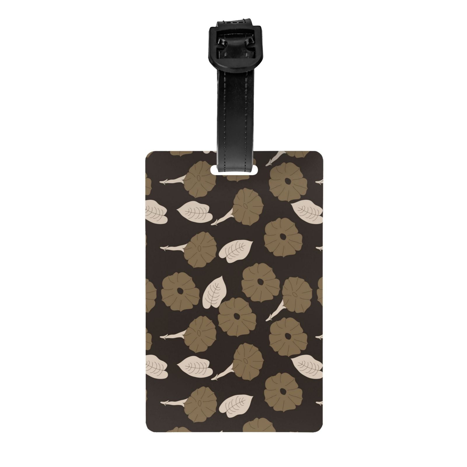 Luggage Tags - floral doodles print PVC Luggage Tags for Suitcases ...