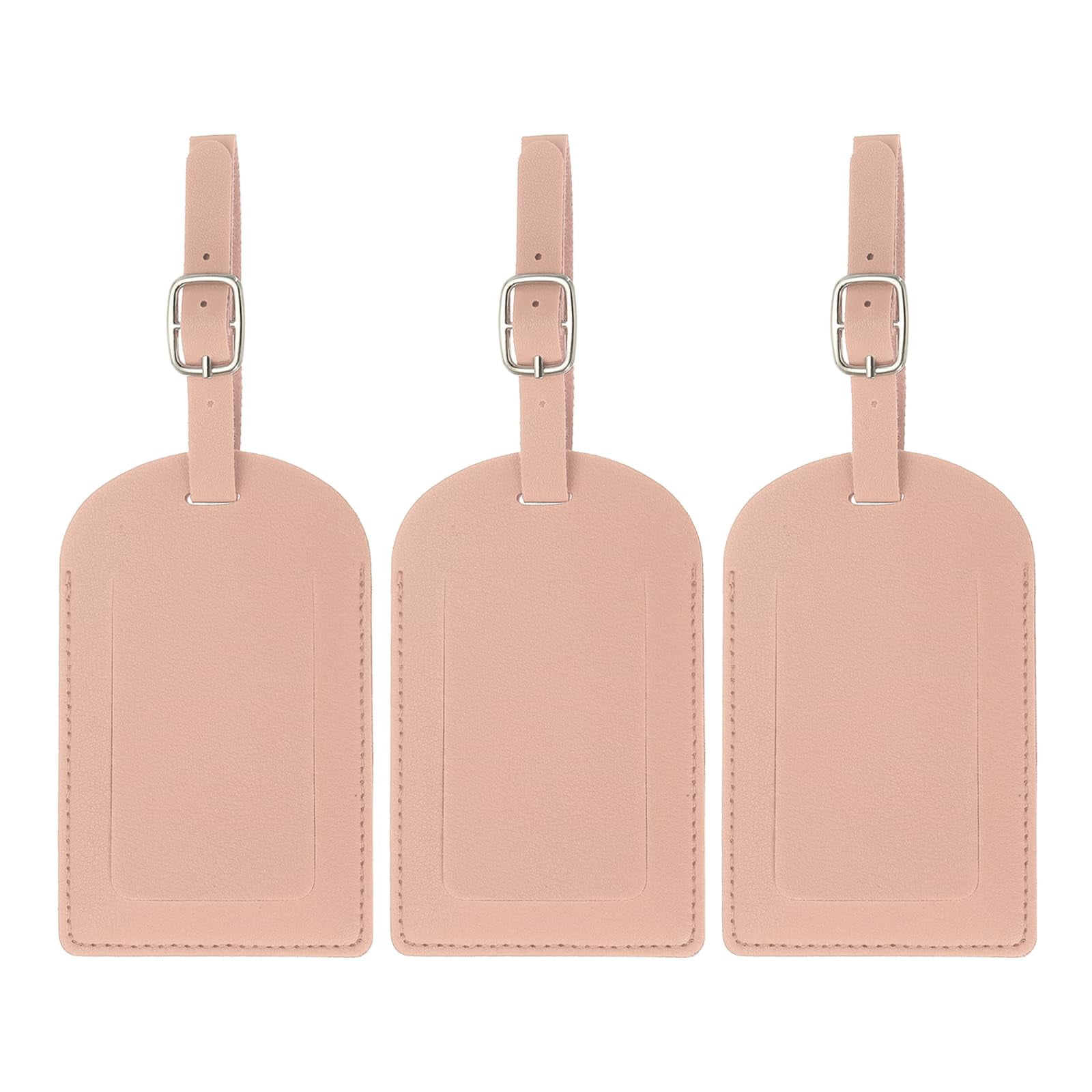 Luggage Tags for Suitcases, 3 Pack Premium PU Leather Baggage Tags ...