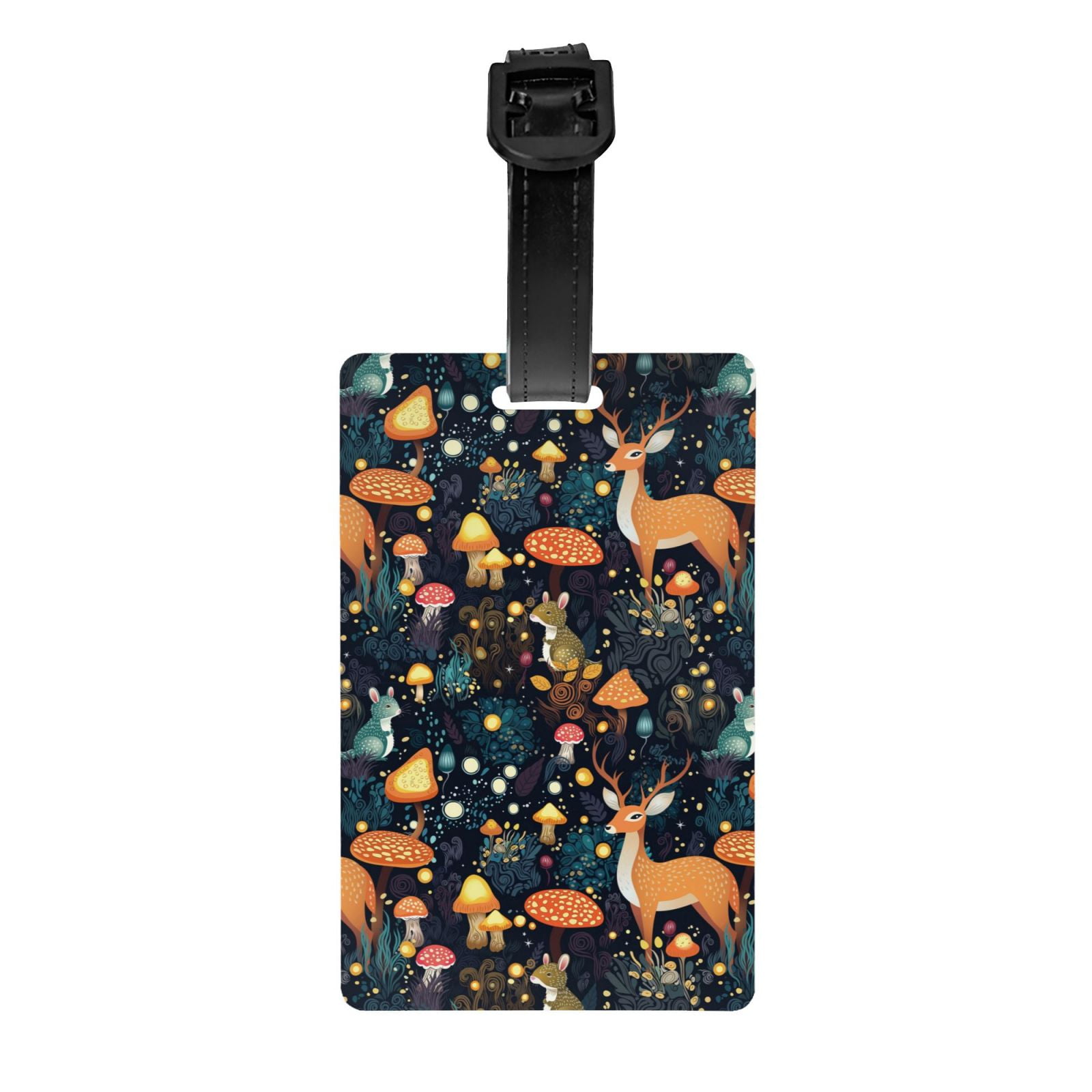 Luggage Tags for Suitcases, Forest elf Leather Bag Luggage Tags ID ...