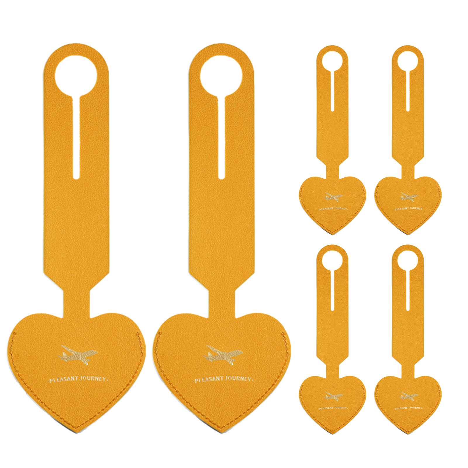 Luggage Tags for Suitcases, Heart Small Suitcase Tags, 6PCS Fashionable ...