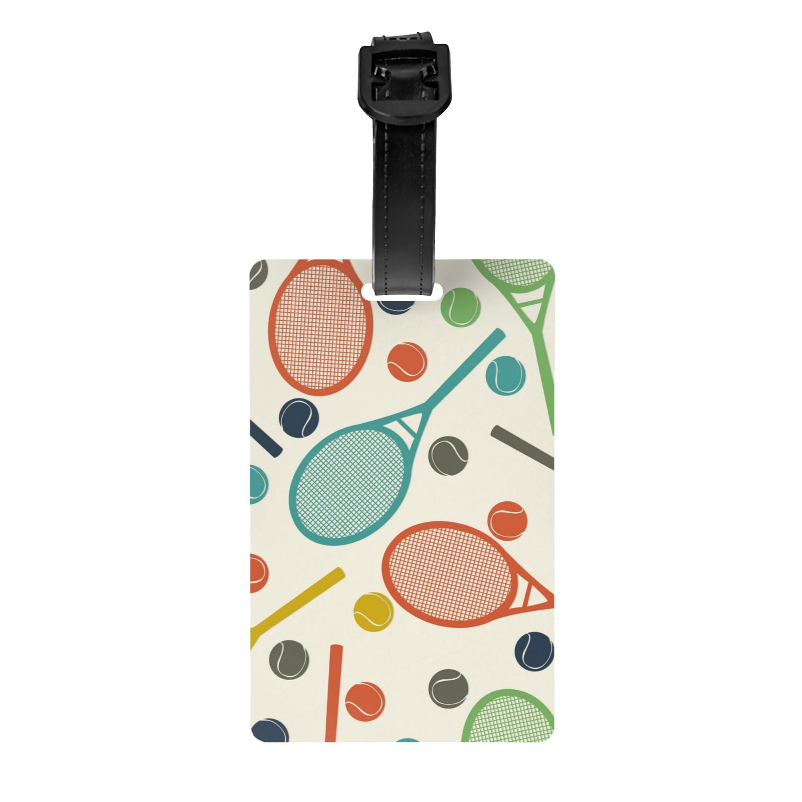 Luggage Tags for Suitcases, Racket and Tennis Ball Leather Bag Luggage ...