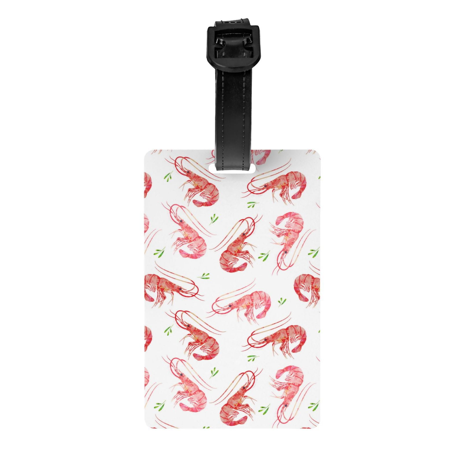 Luggage Tags for Suitcases, Shrimp Seaweed Leather Bag Luggage Tags ID ...