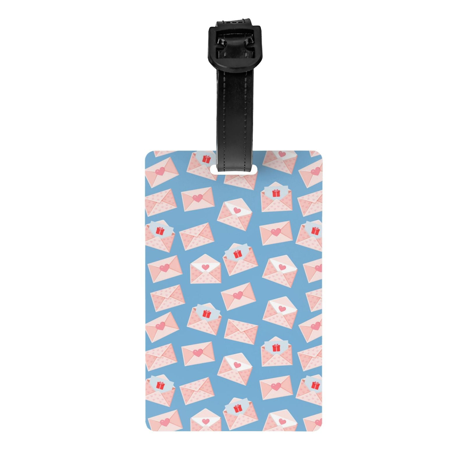 Luggage Tags for Suitcases, envelope Pattern pink Leather Bag Luggage ...