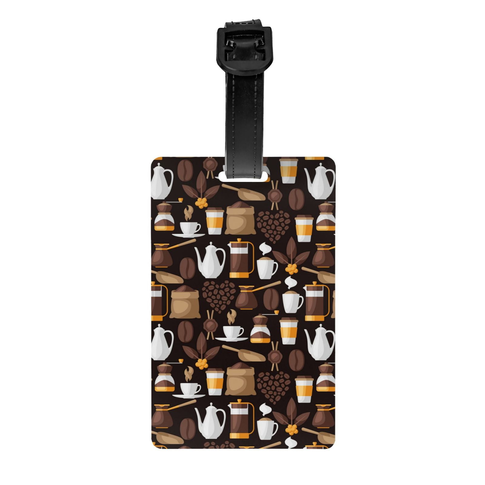 Luggage Tags for Suitcases, kettle tea cup Leather Bag Luggage Tags ID ...