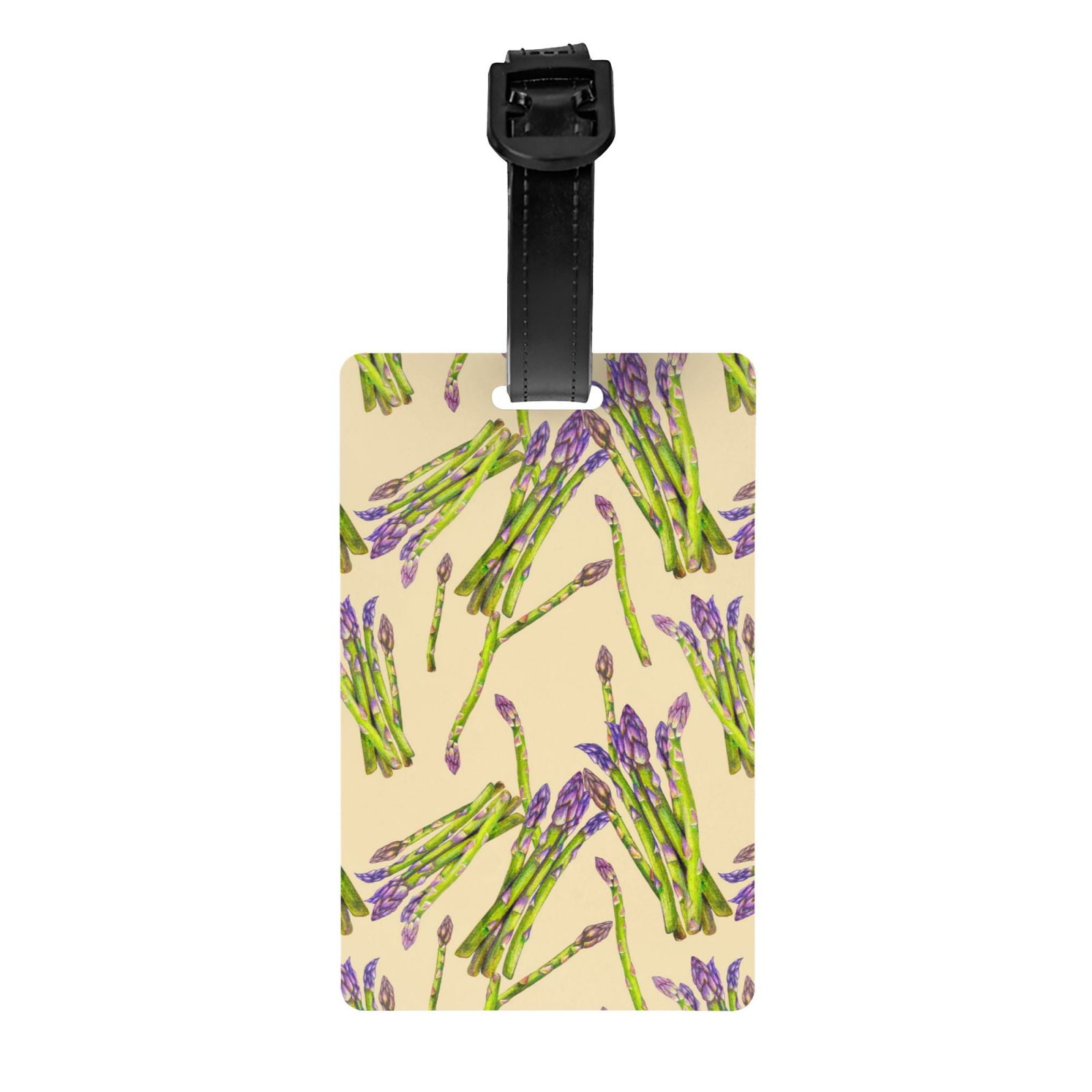 Luggage Tags - hilarious Asparagus Print PVC Luggage Tags for Suitcases ...