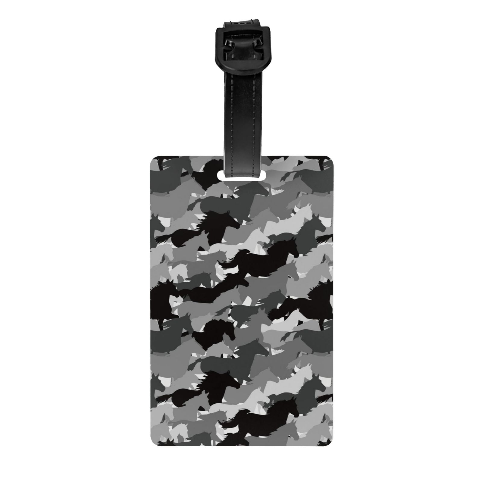 Luggage Tags - horse silhouette PVC Luggage Tags for Suitcases Travel ...