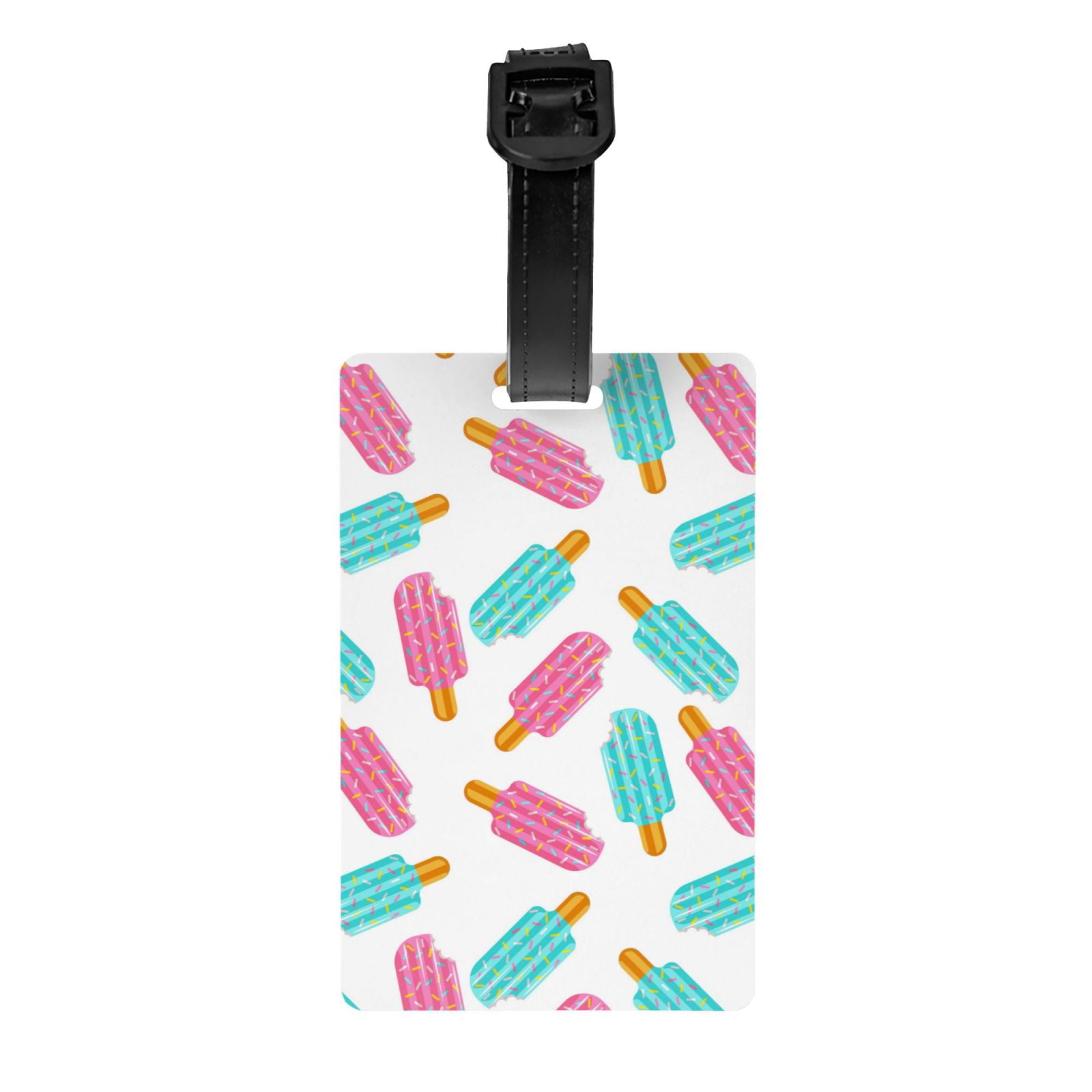 Luggage Tags - ice Popsicle print PVC Luggage Tags for Suitcases Travel ...