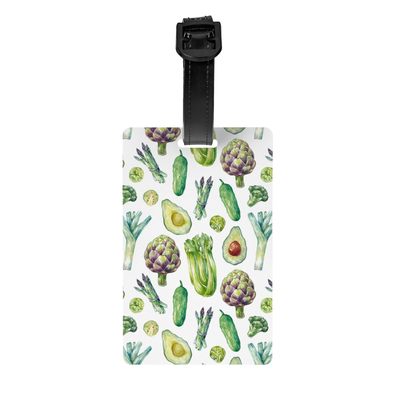 Luggage Tags - vegetable Asparagus PVC Luggage Tags for Suitcases ...