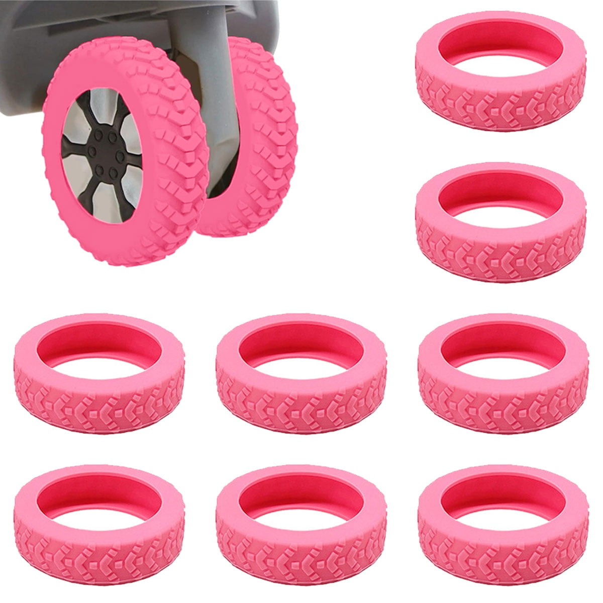 Luggage Wheel Covers, for Suitcase, 8 Pack Luggage Wheel Protector ...