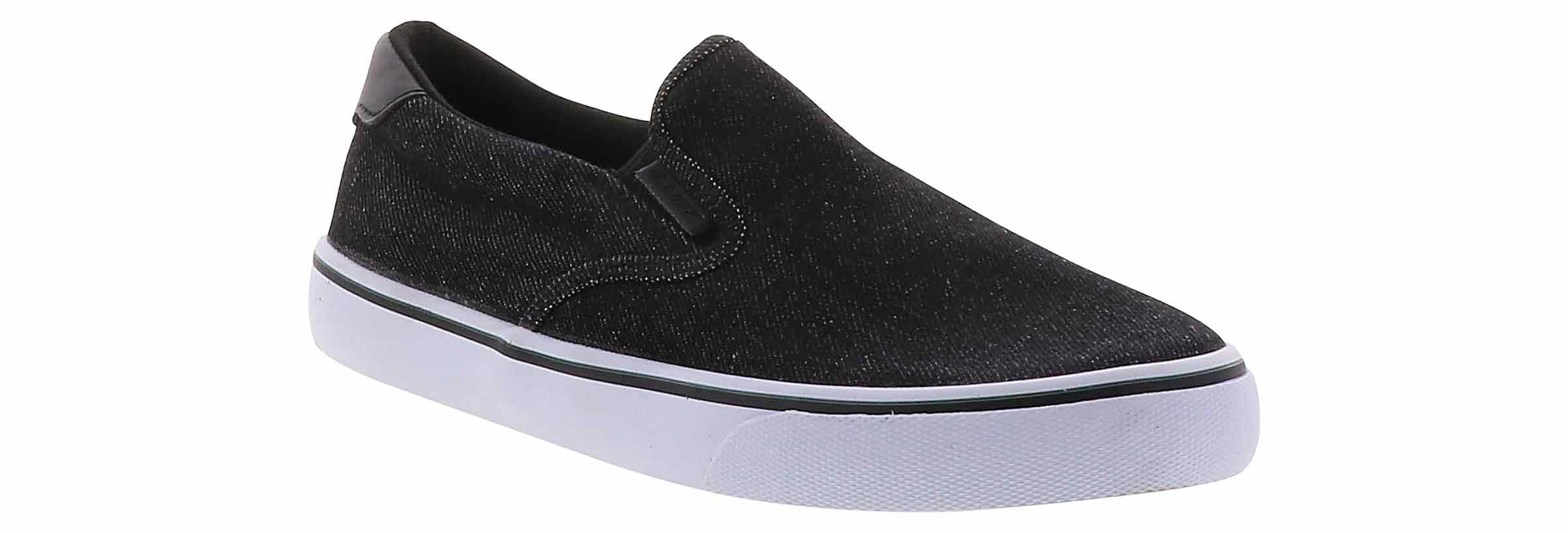 Lugz Clipper Denim Boys' (1-7) Casual Shoe Black - Walmart.com